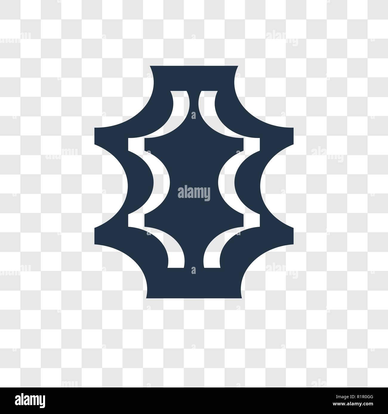 Leather vector icon isolated on transparent background, Leather ...