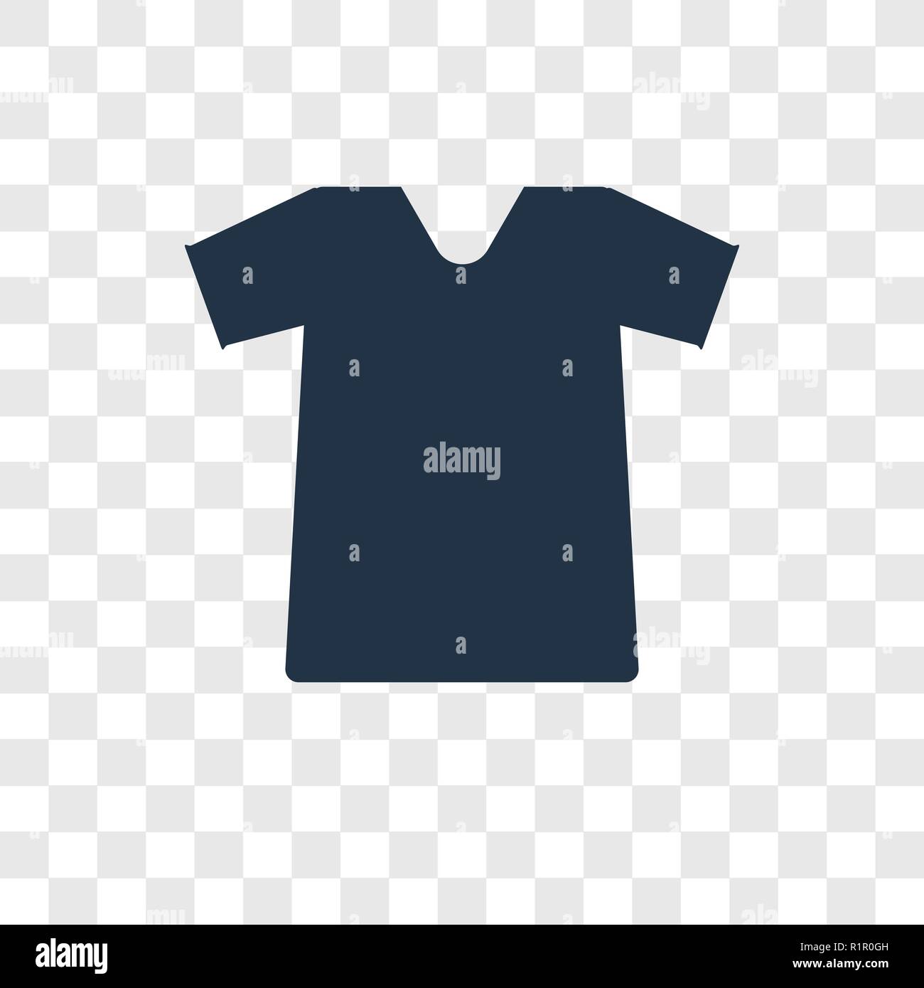 Shirt vector icon isolated on transparent background, Shirt ...
