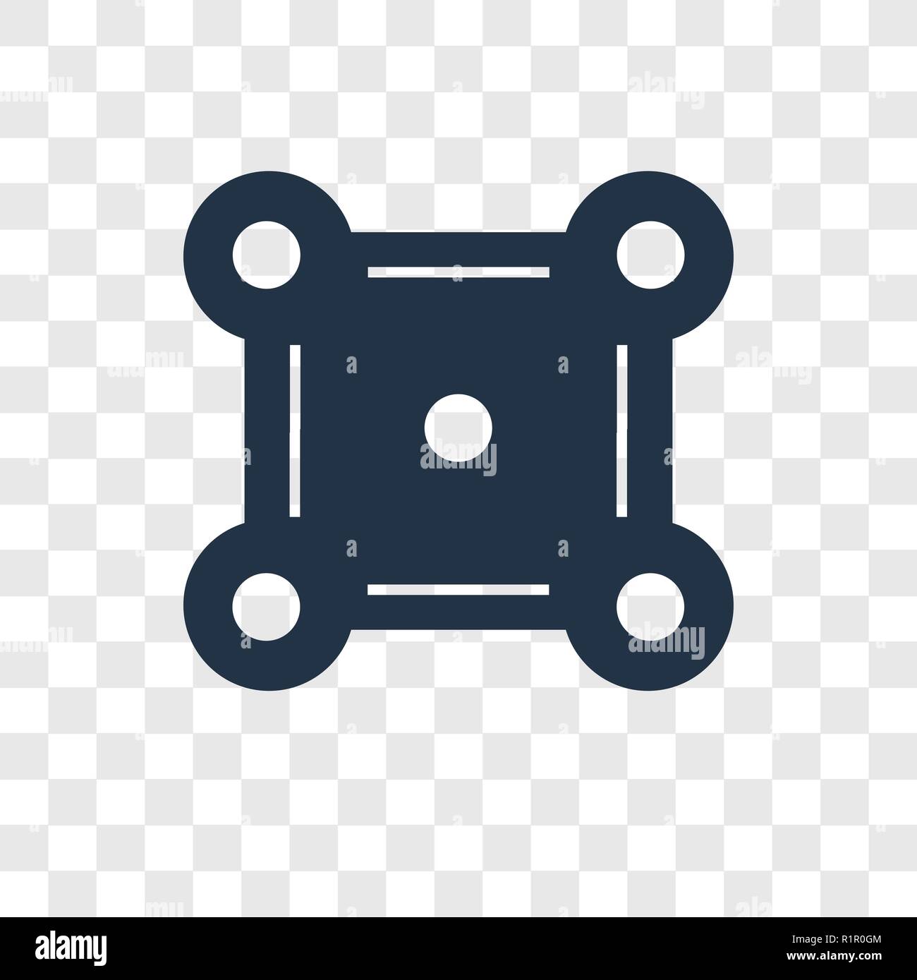 Frame vector icon isolated on transparent background, Frame ...