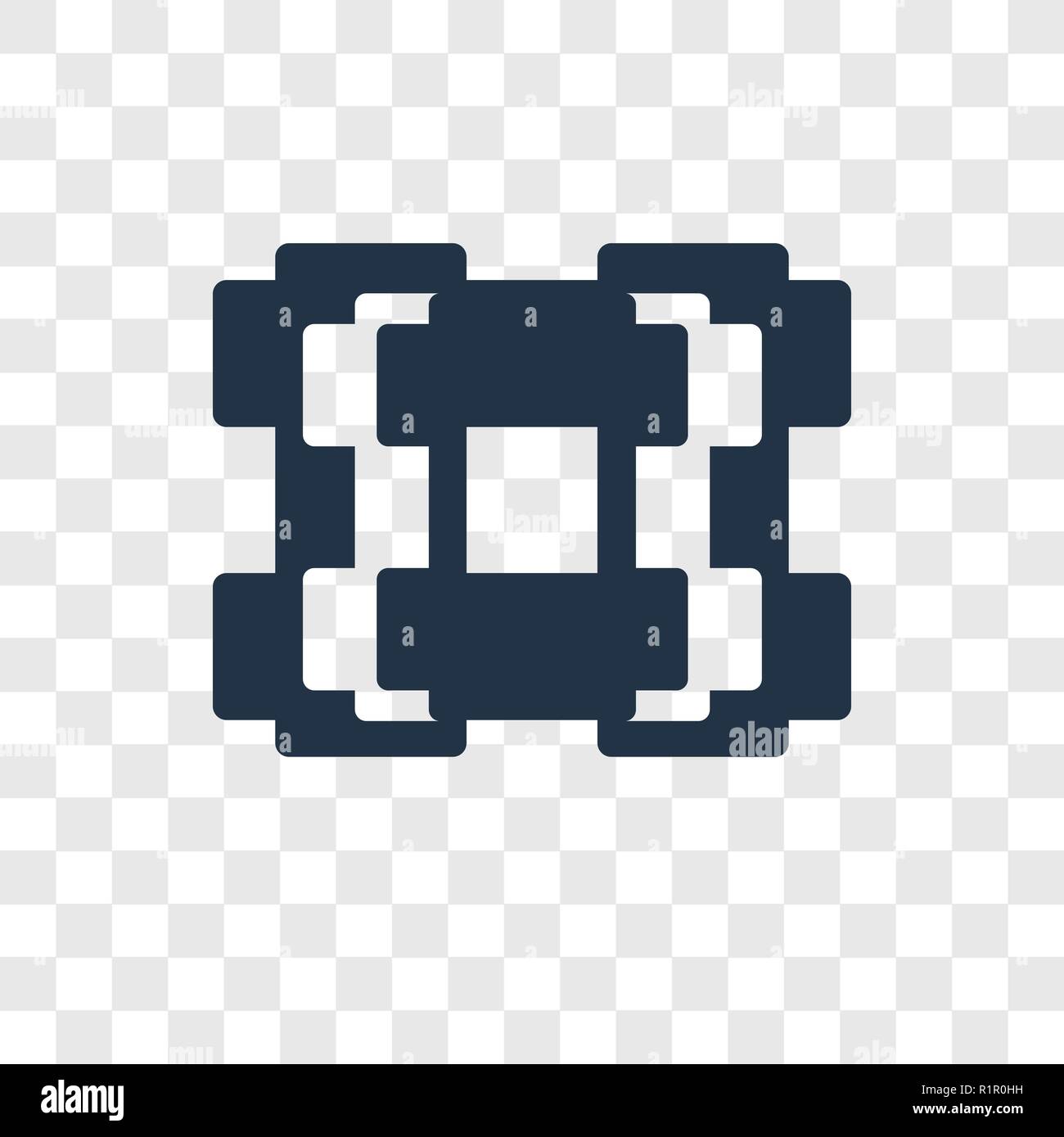 Frame vector icon isolated on transparent background, Frame ...