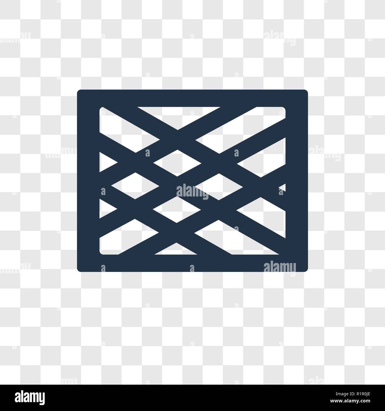 Fabric vector icon isolated on transparent background, Fabric ...