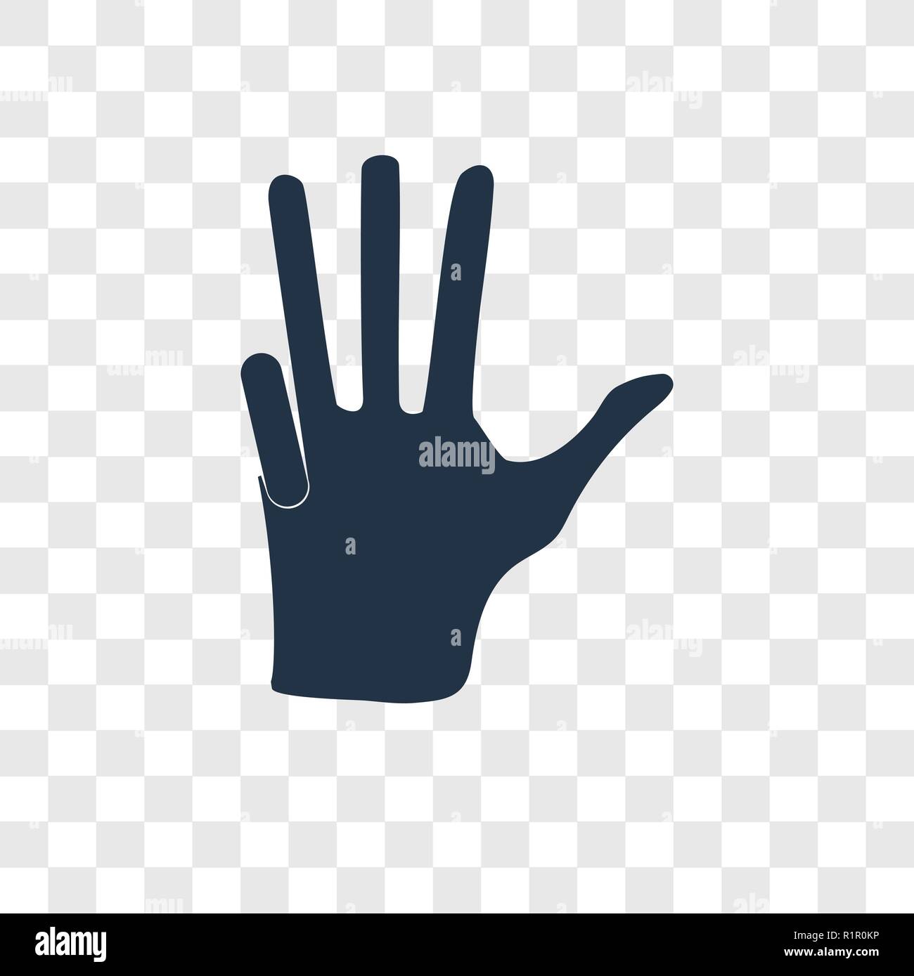 Counting vector icon isolated on transparent background, Counting ...