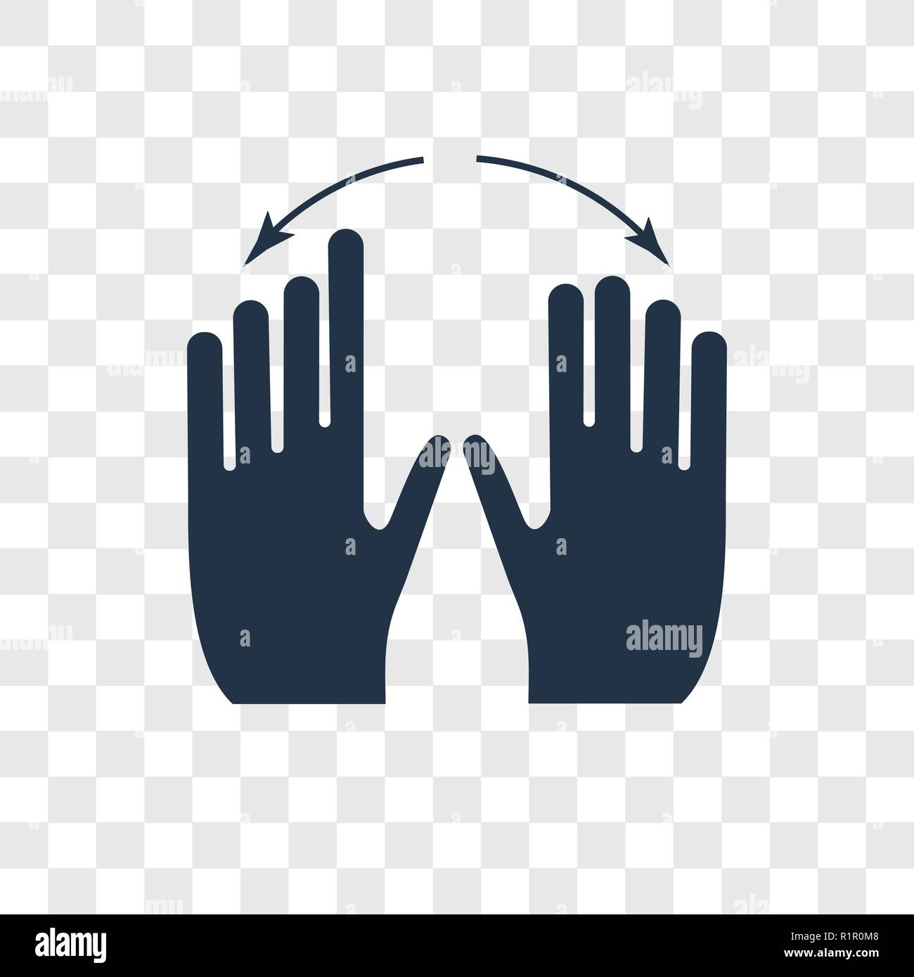 Rotate vector icon isolated on transparent background, Rotate ...