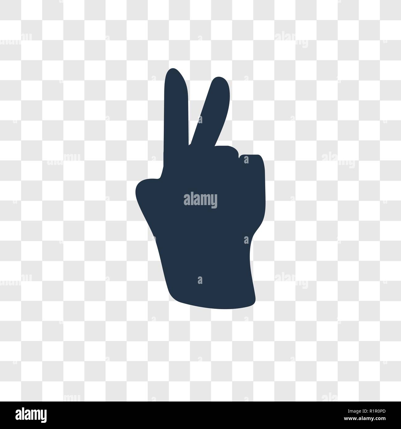 Peace vector icon isolated on transparent background, Peace ...