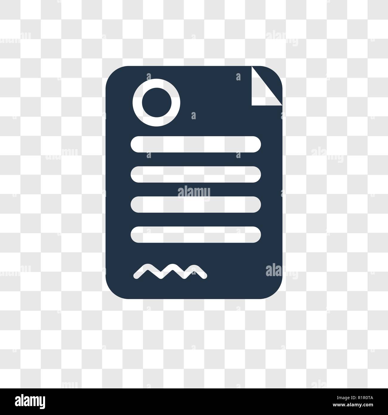 Contract vector icon isolated on transparent background, Contract ...