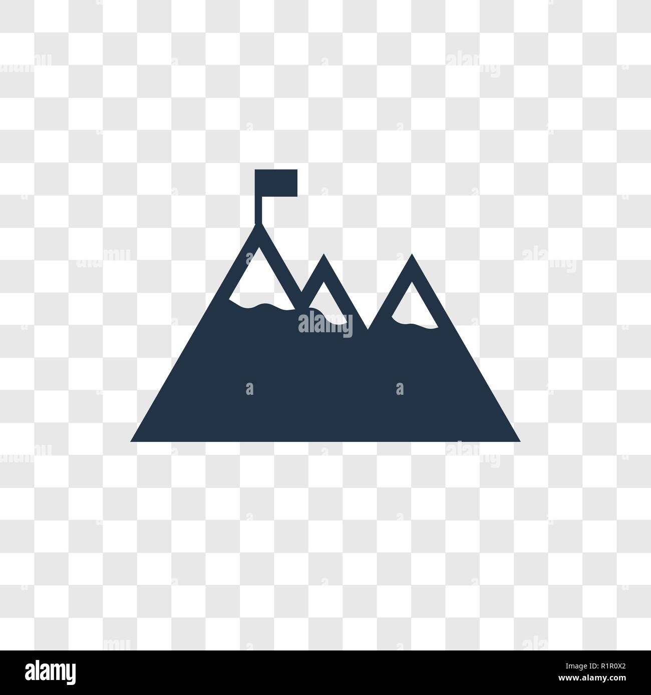 Goal vector icon isolated on transparent background, Goal transparency ...