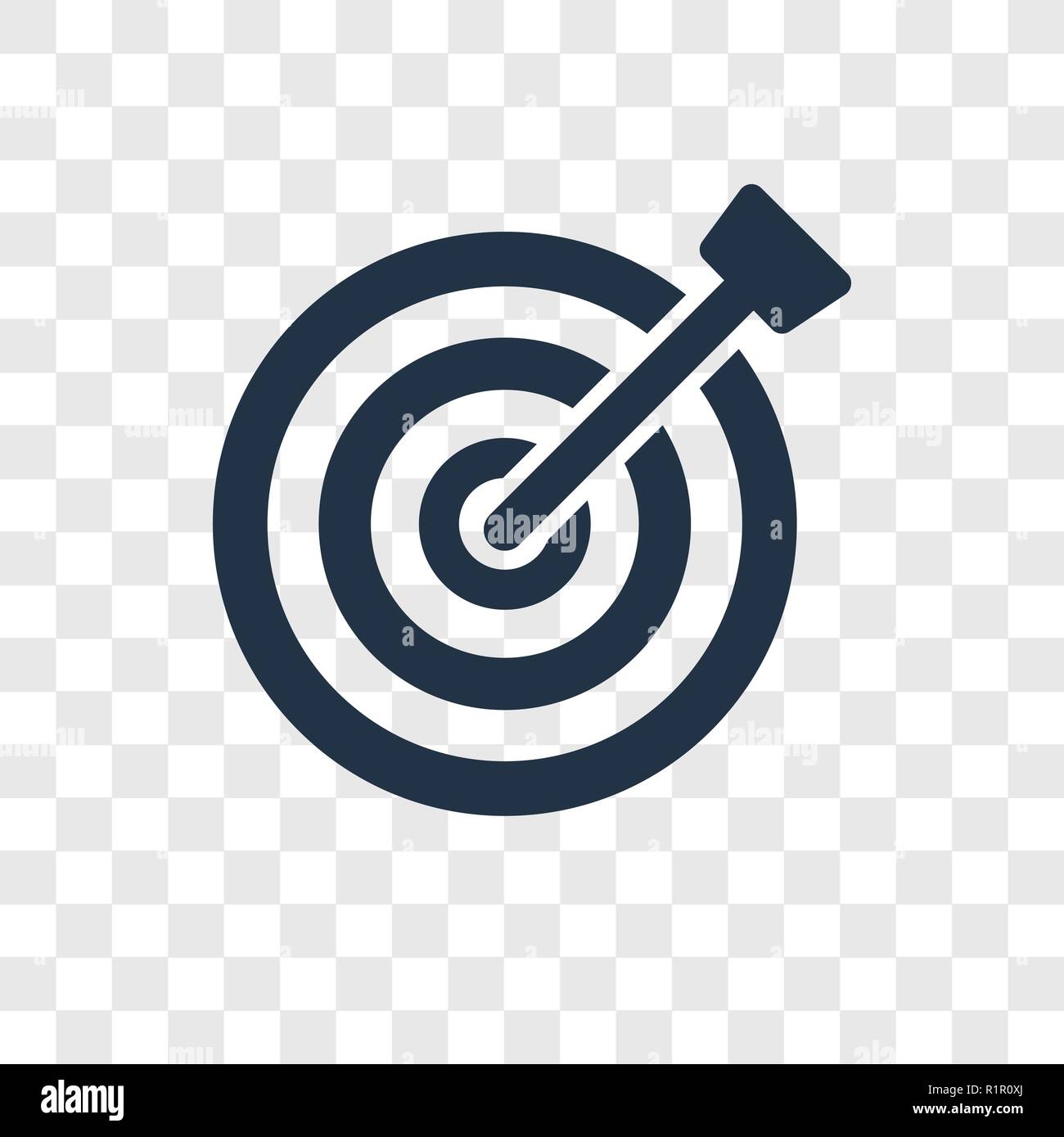 Target vector icon isolated on transparent background, Target ...