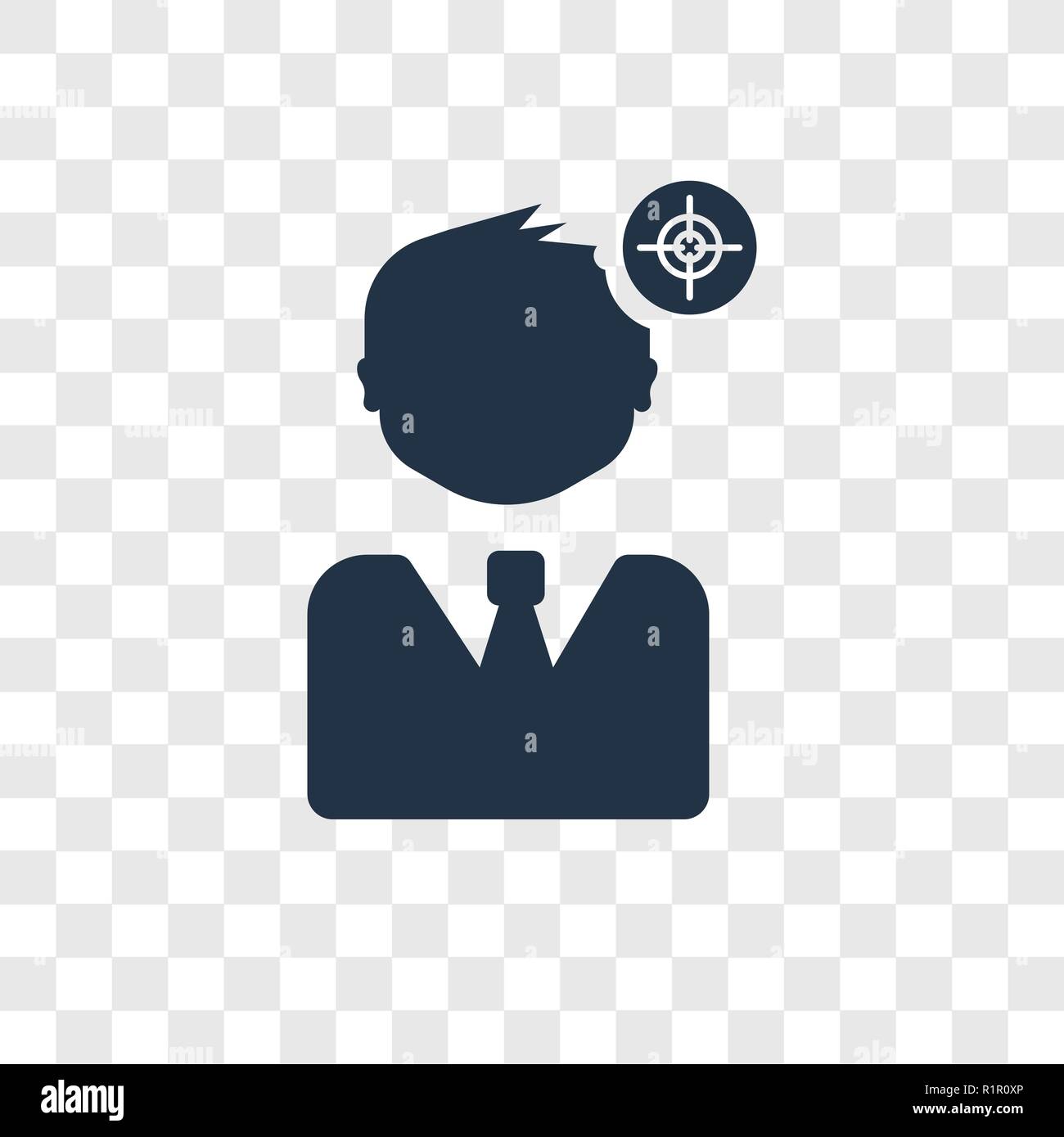 Target vector icon isolated on transparent background, Target ...