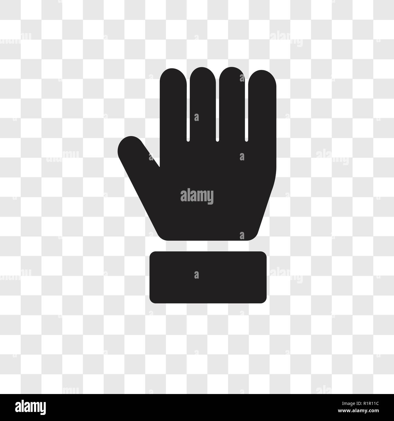 Hold vector icon isolated on transparent background, Hold transparency ...