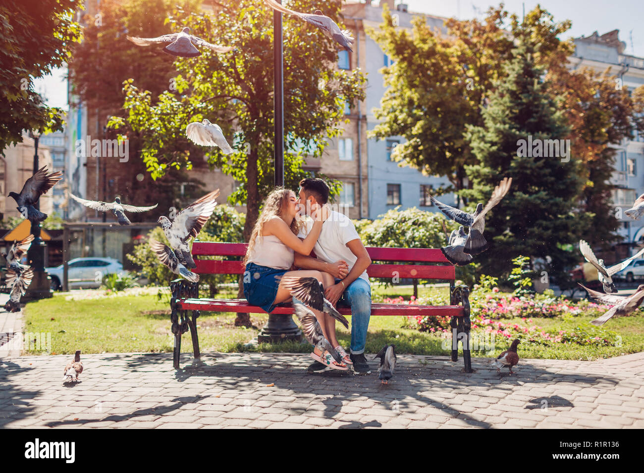 Doves Kissing High Resolution Stock Photography and Images - Alamy