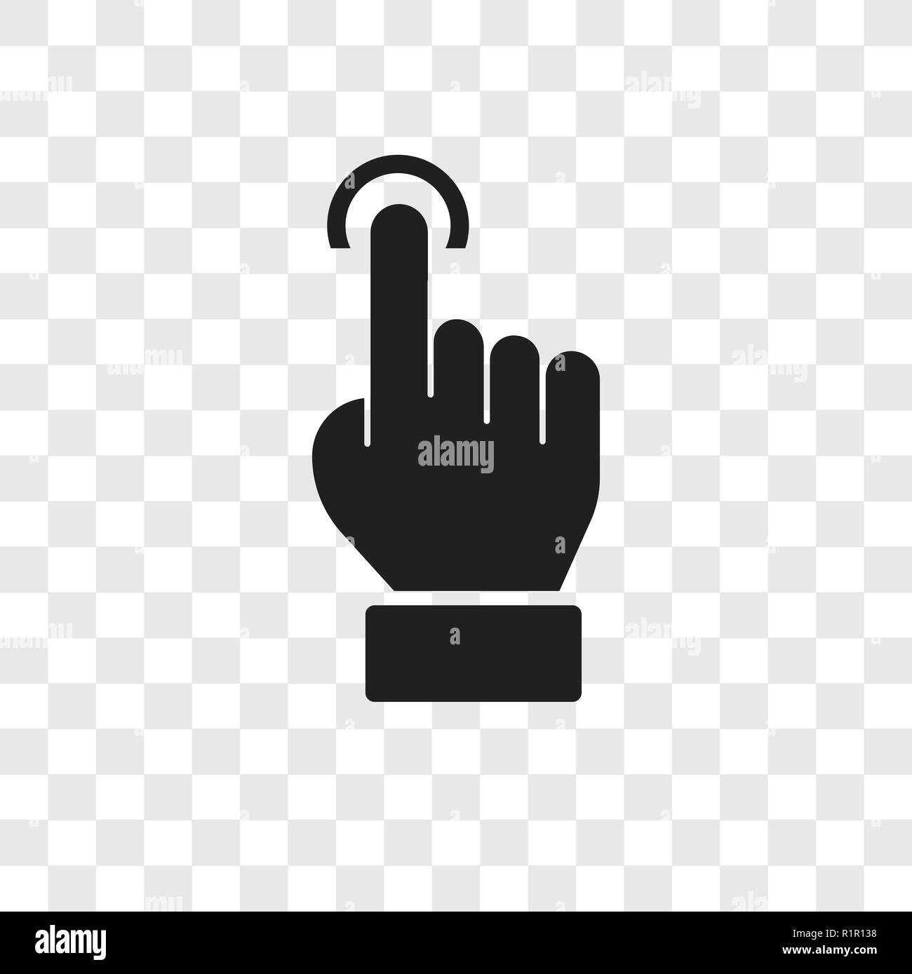 Clicker vector icon isolated on transparent background, Clicker ...