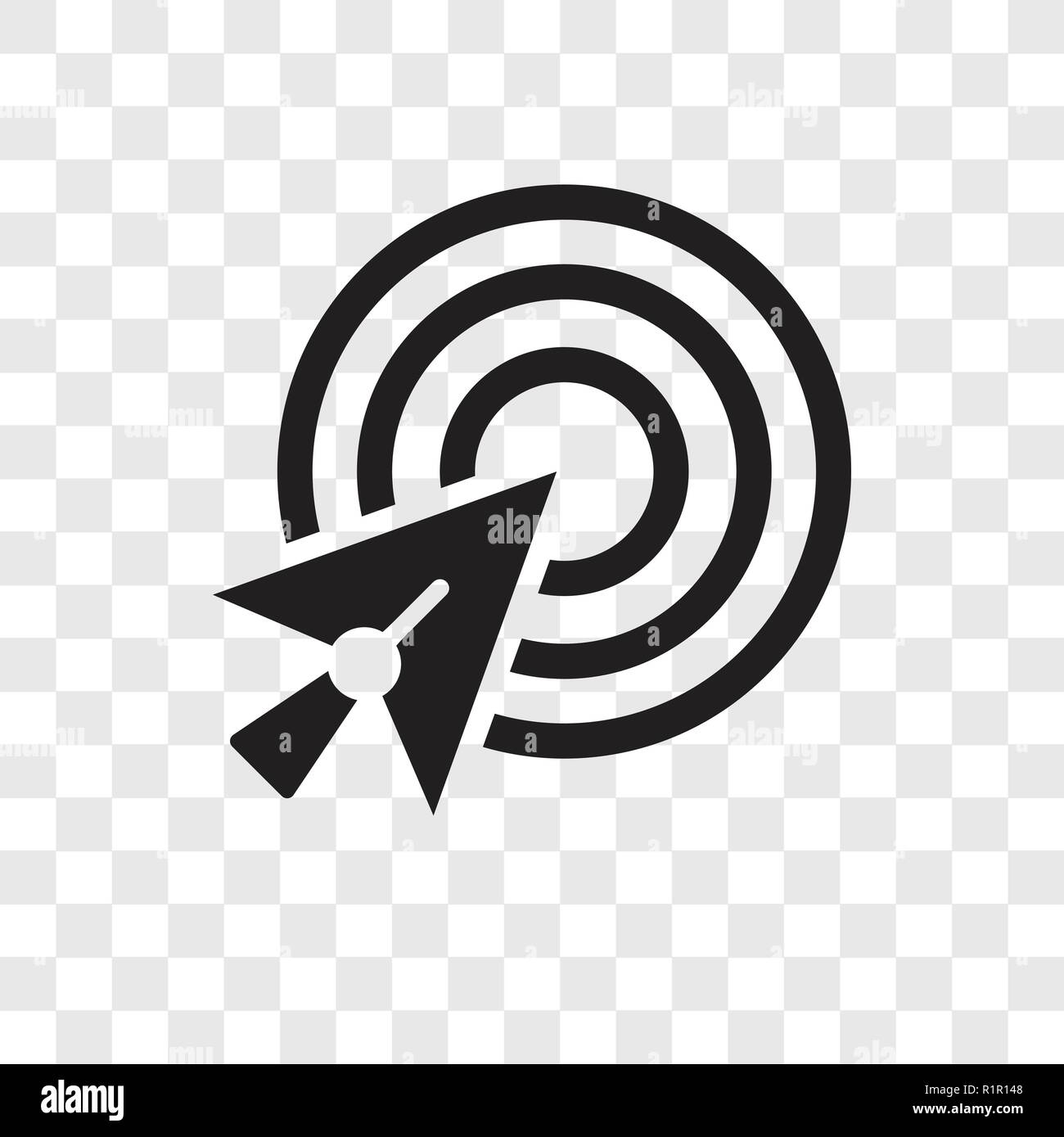 Cursor vector icon isolated on transparent background, Cursor ...