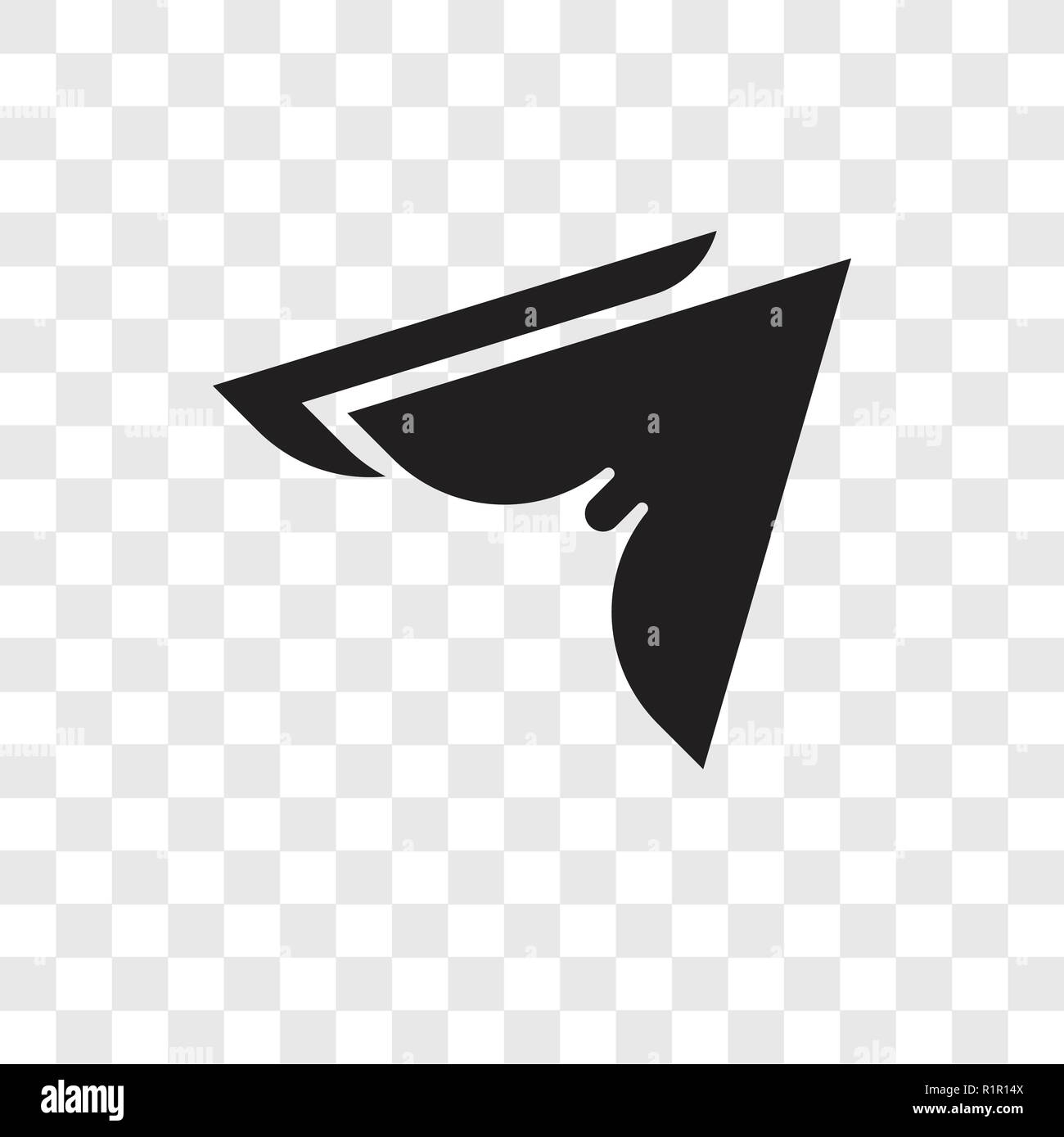 Cursor vector icon isolated on transparent background, Cursor ...