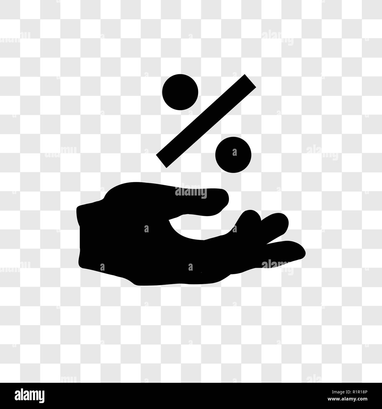 Rate vector icon isolated on transparent background, Rate transparency ...