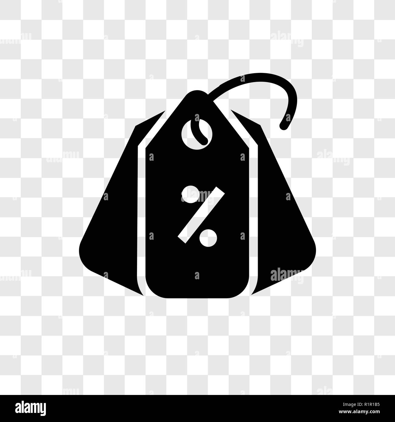 Discount vector icon isolated on transparent background, Discount ...