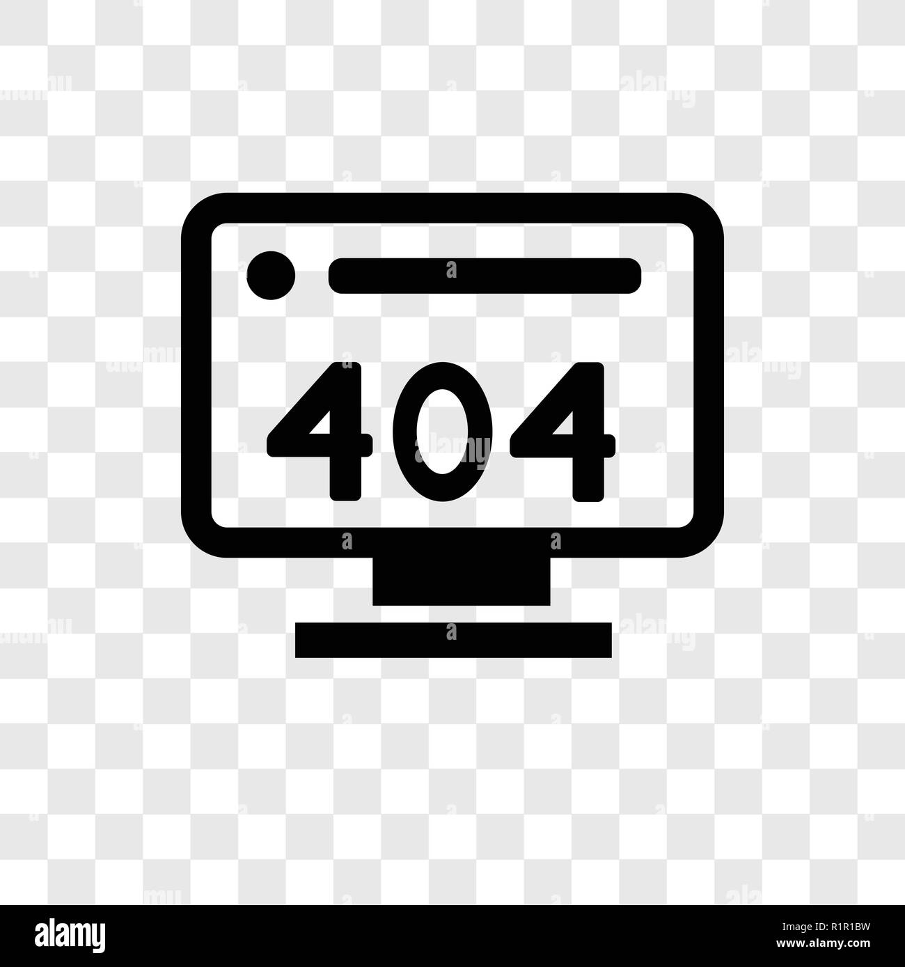 Browser vector icon isolated on transparent background, Browser ...