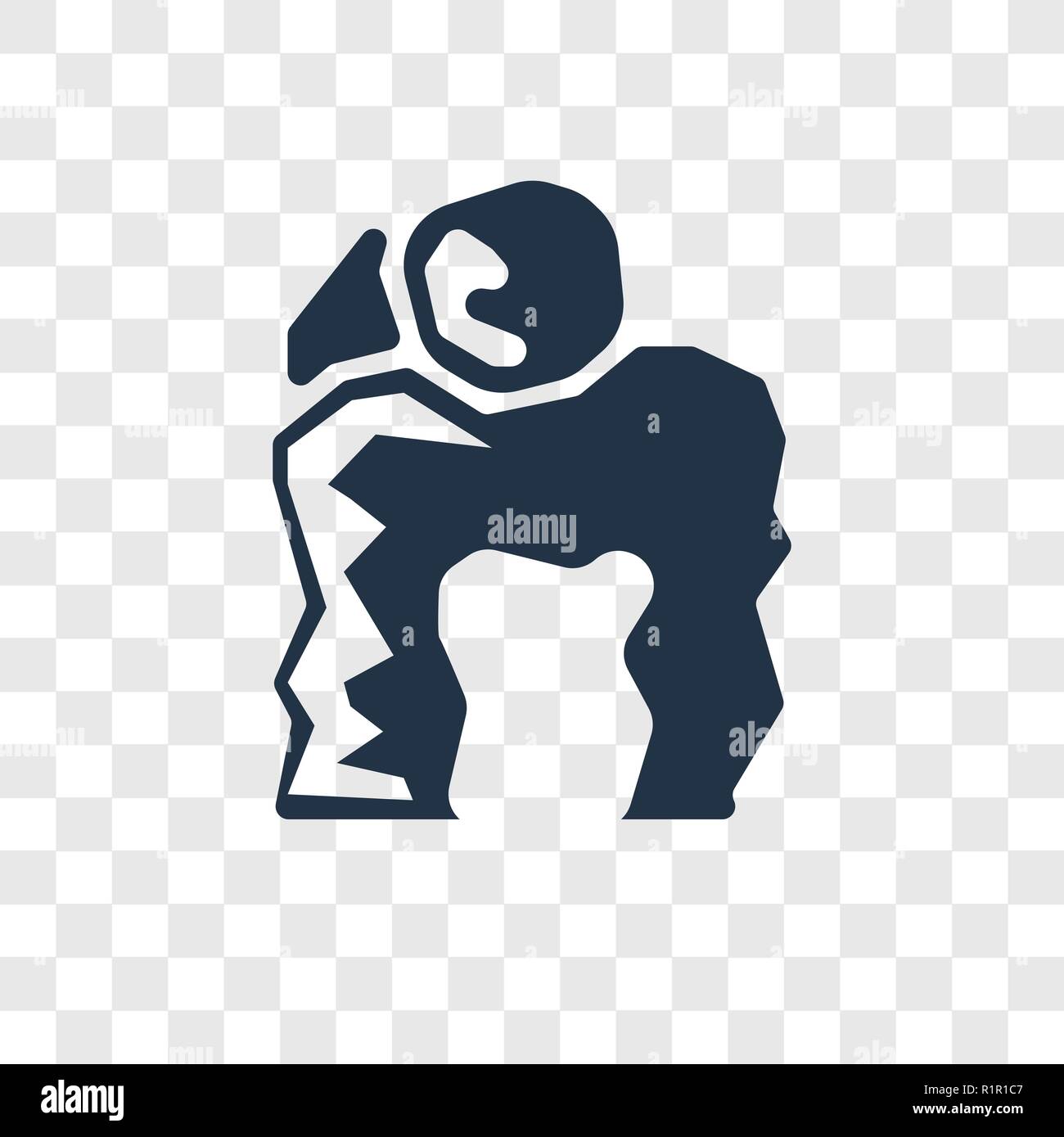 Dolmen vector icon isolated on transparent background, Dolmen ...