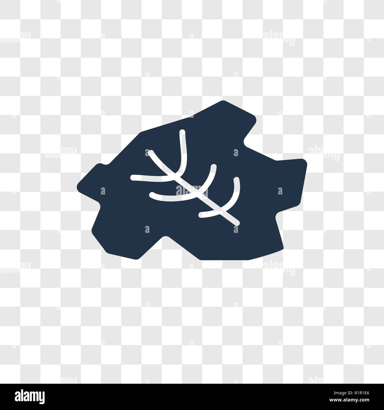 Fossil vector icon isolated on transparent background, Fossil ...