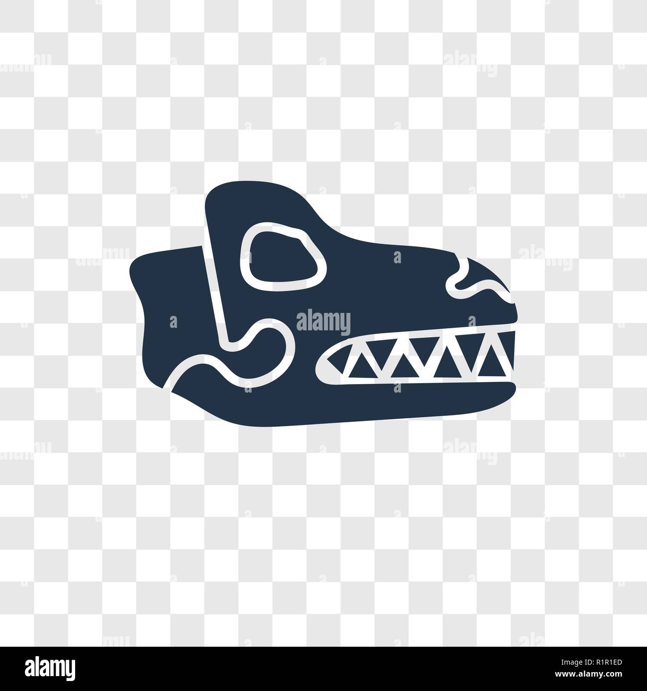 Fossil vector icon isolated on transparent background, Fossil ...