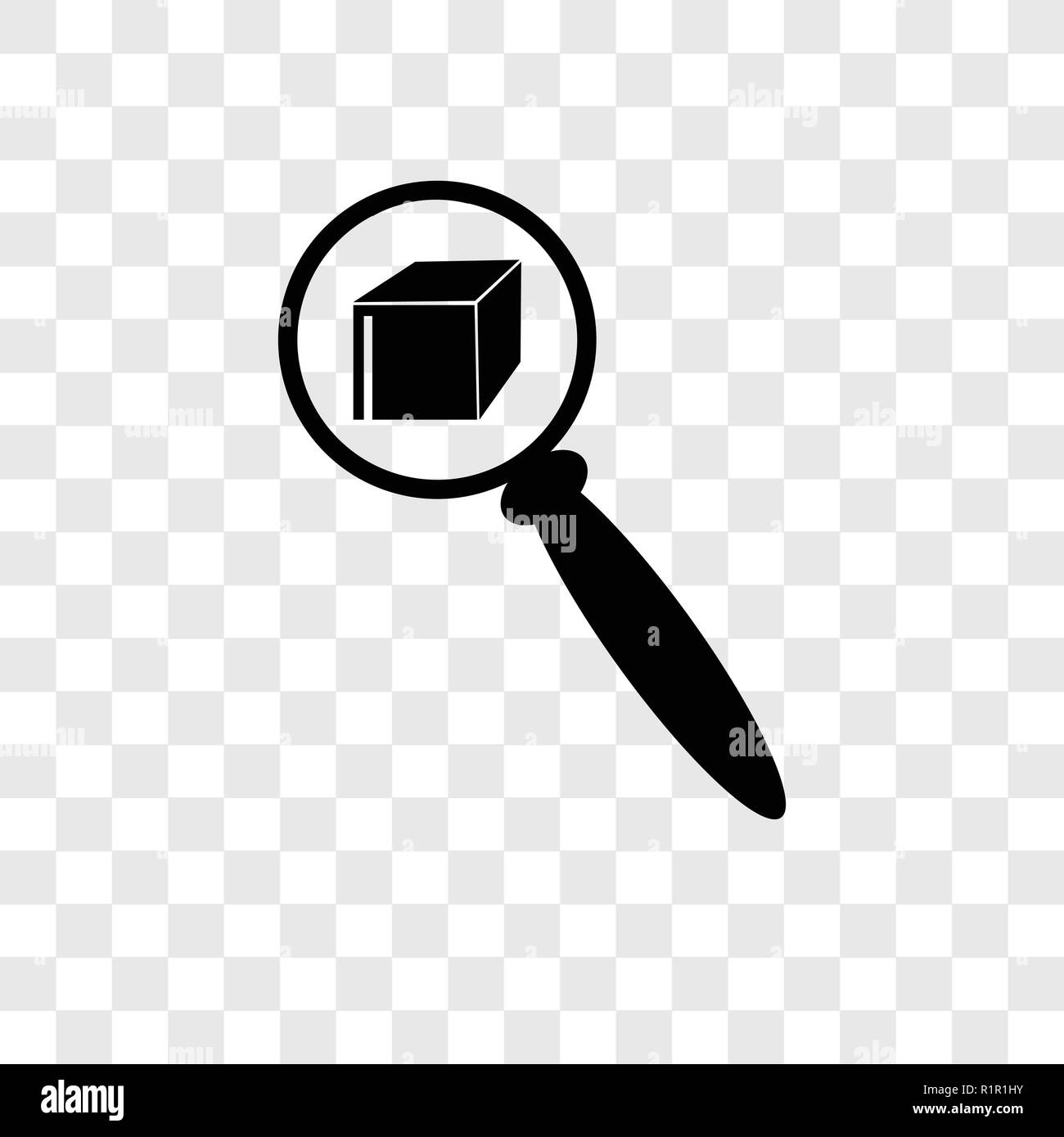 Package vector icon isolated on transparent background, Package ...