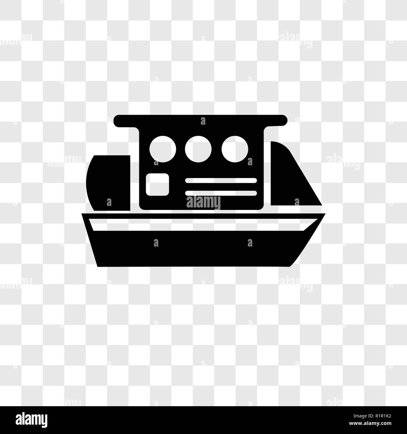 Shipping vector icon isolated on transparent background, Shipping ...