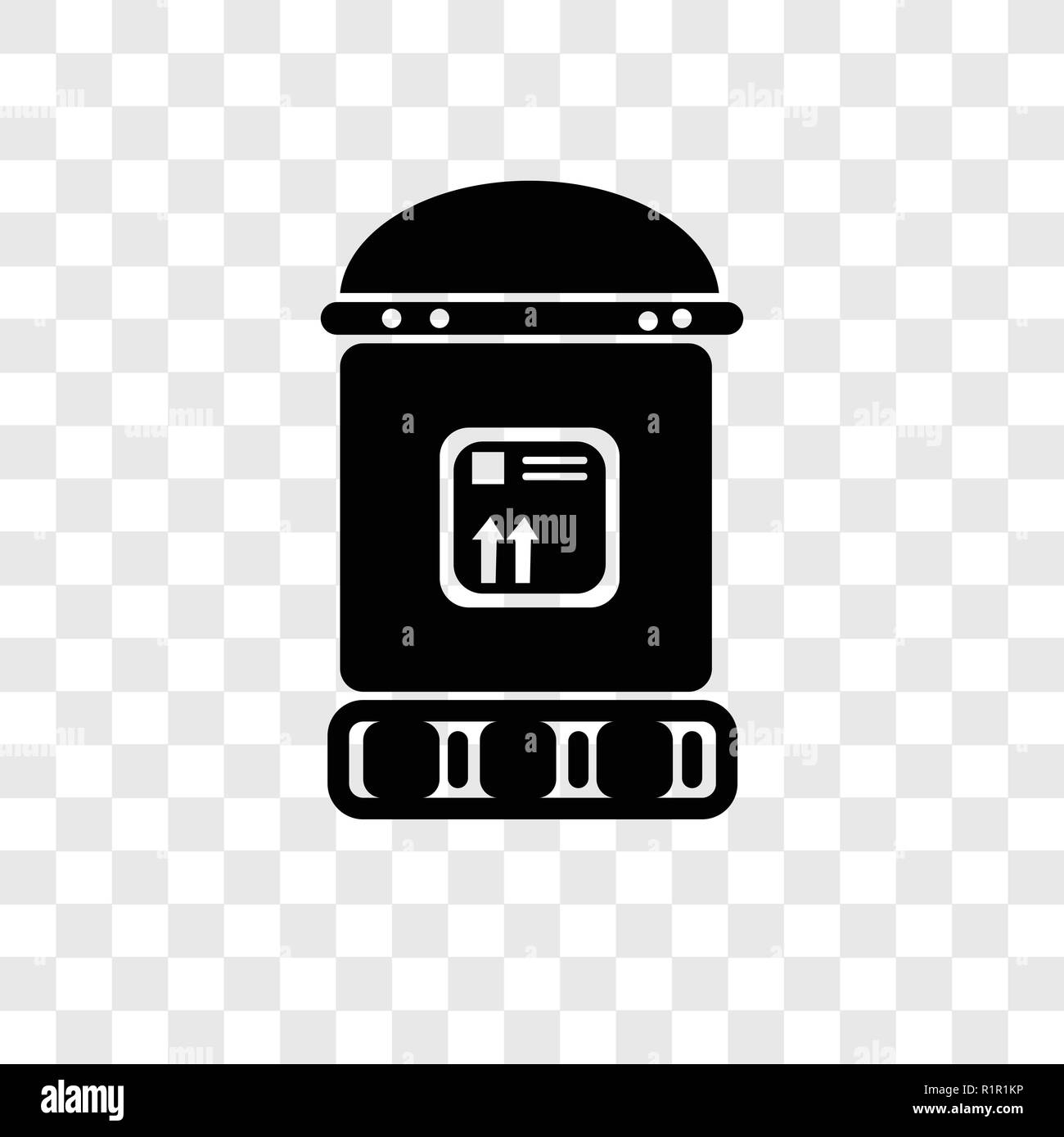 Scanner vector icon isolated on transparent background, Scanner ...