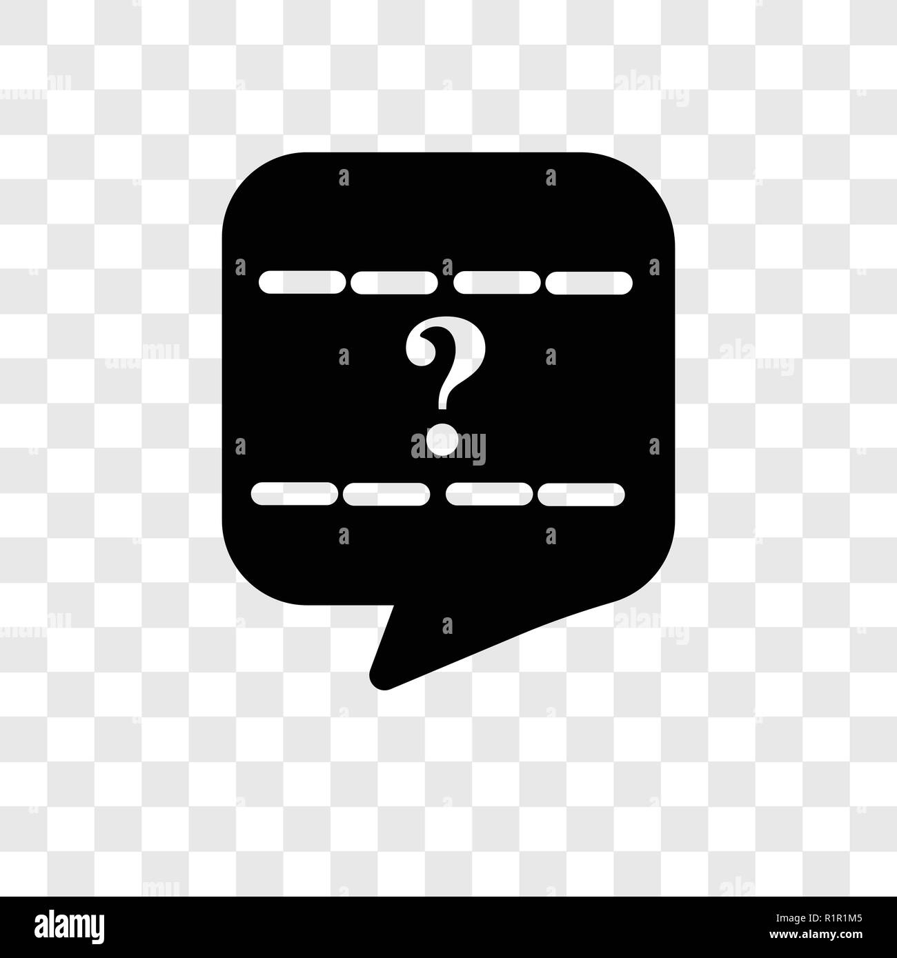 Customer service vector icon isolated on transparent background ...