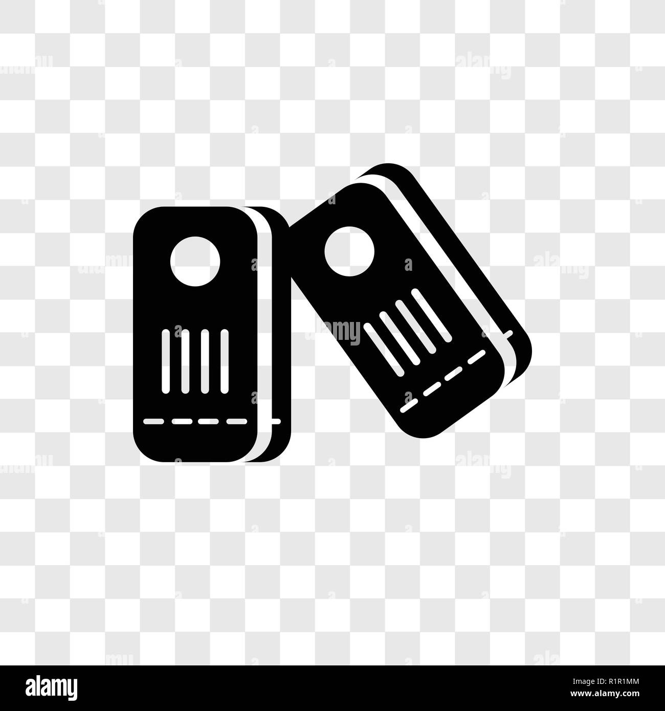 Tag vector icon isolated on transparent background, Tag transparency ...