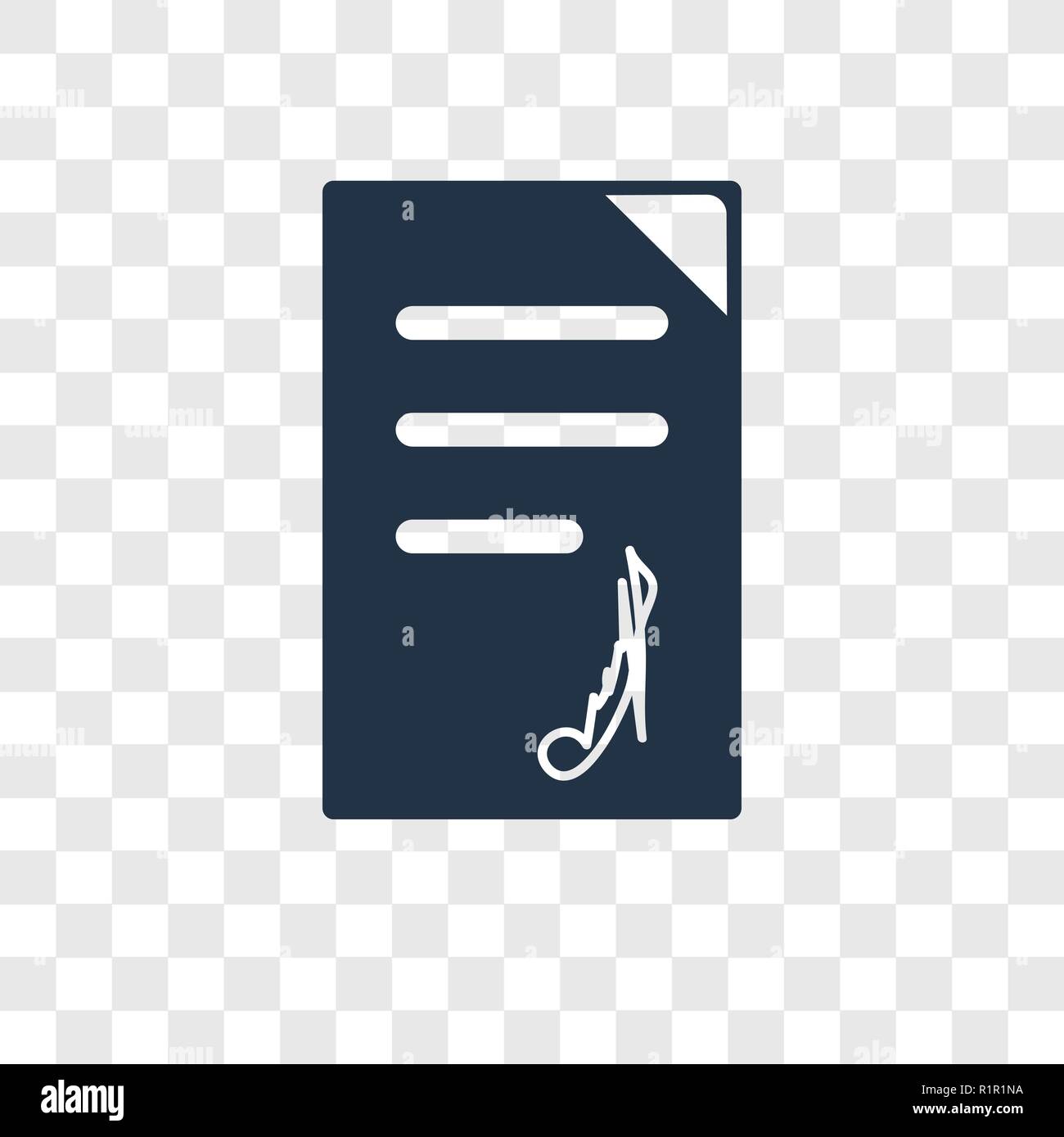 Agreement vector icon isolated on transparent background, Agreement ...