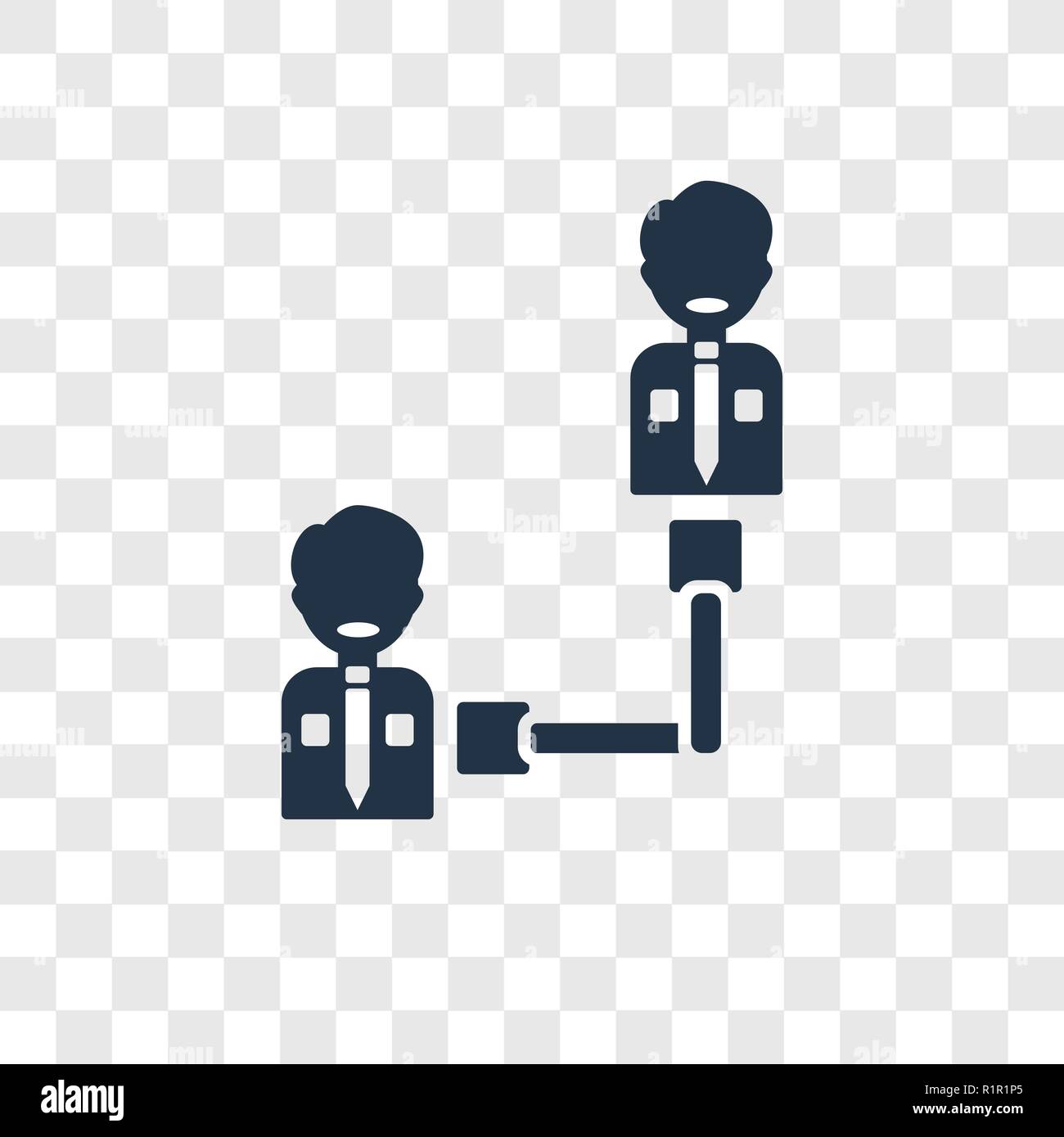 Connection vector icon isolated on transparent background, Connection transparency logo concept ...