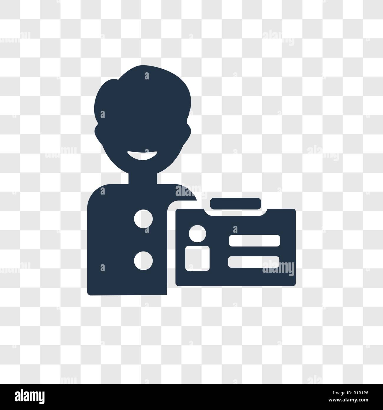 Visitor vector icon isolated on transparent background, Visitor ...
