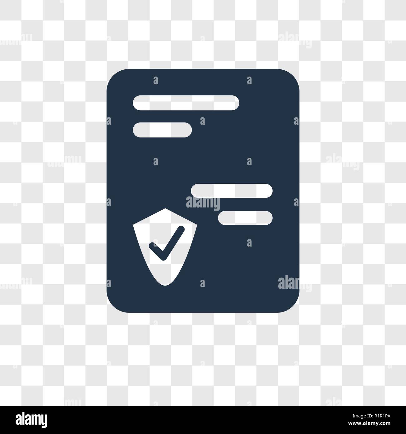 Policy vector icon isolated on transparent background, Policy ...