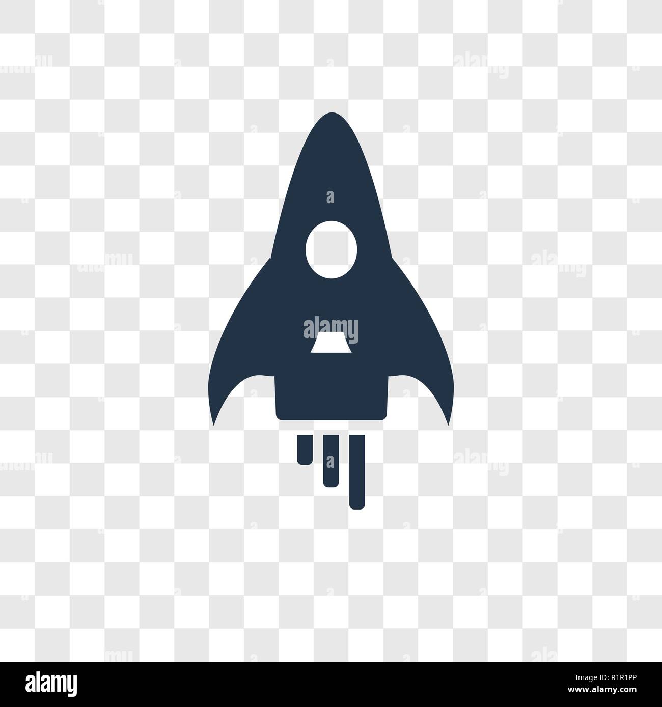 Startup vector icon isolated on transparent background, Startup ...