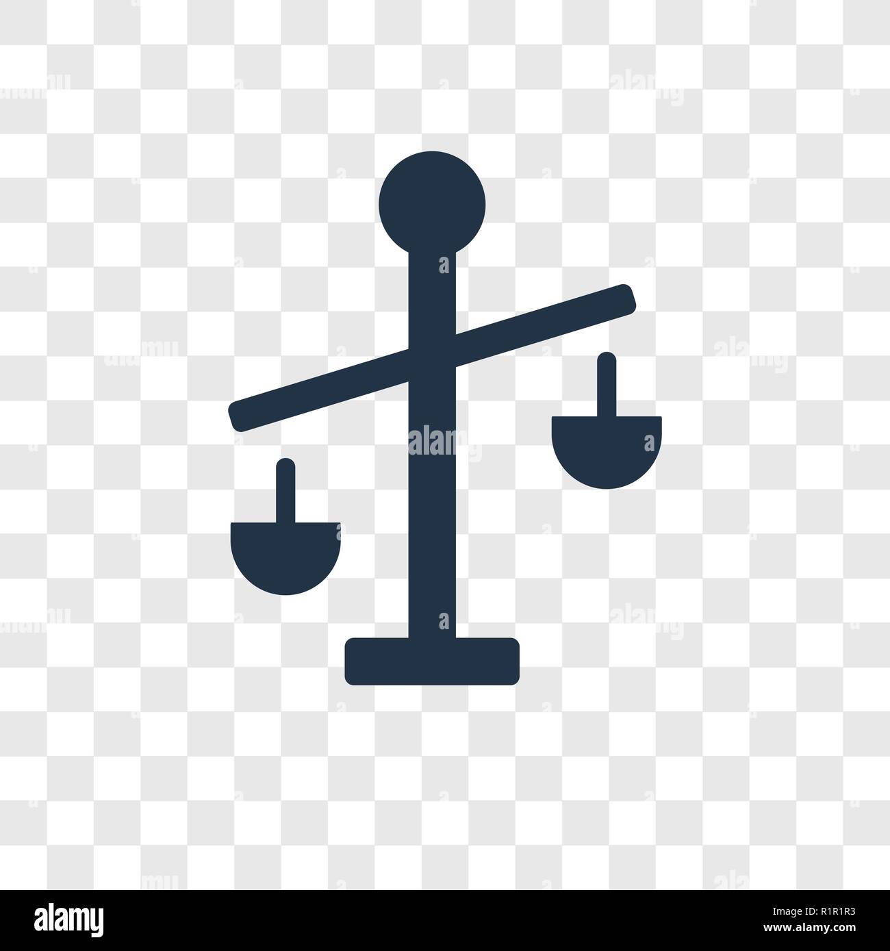 Balance vector icon isolated on transparent background, Balance ...