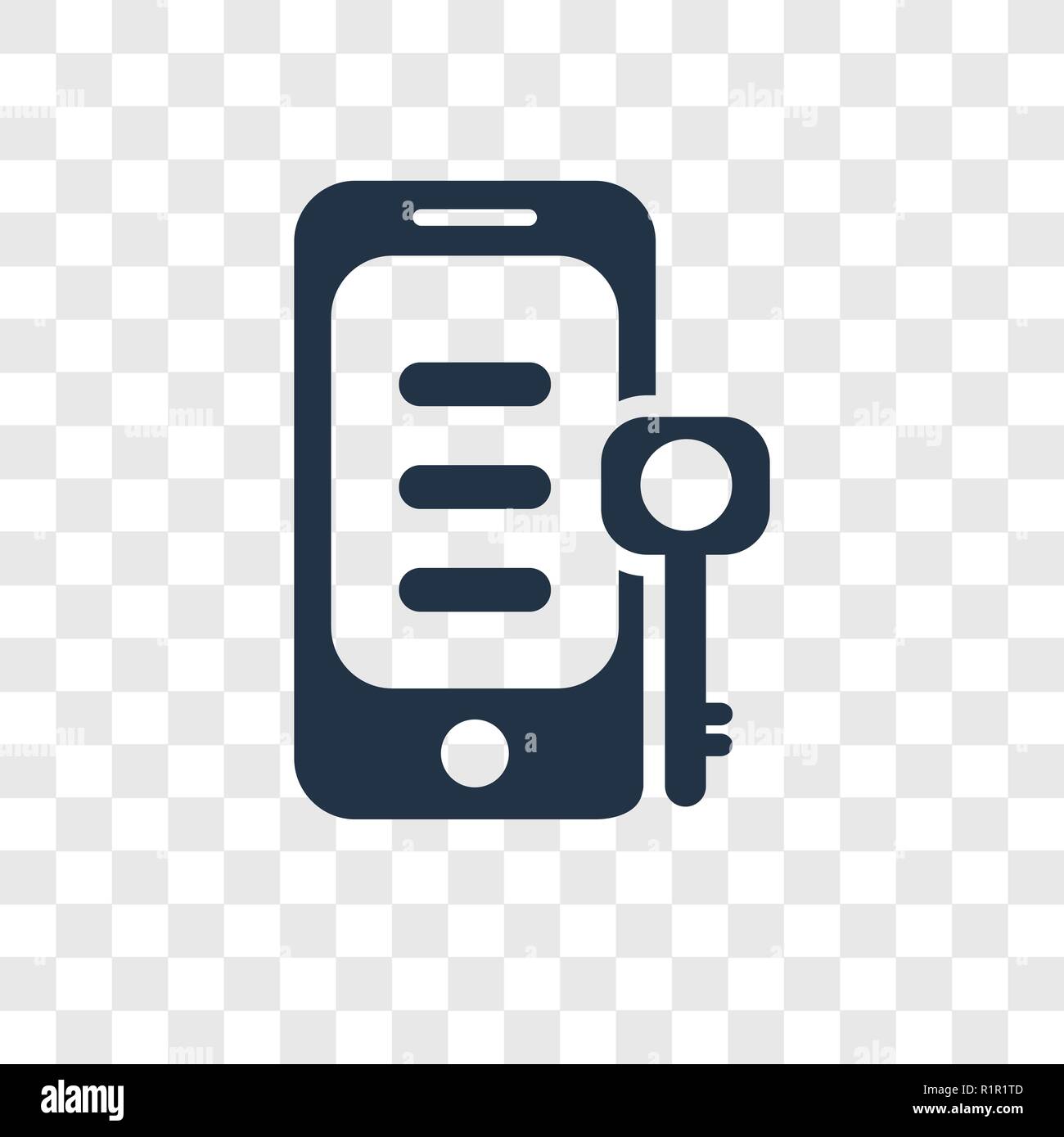 Padlock vector icon isolated on transparent background, Padlock ...