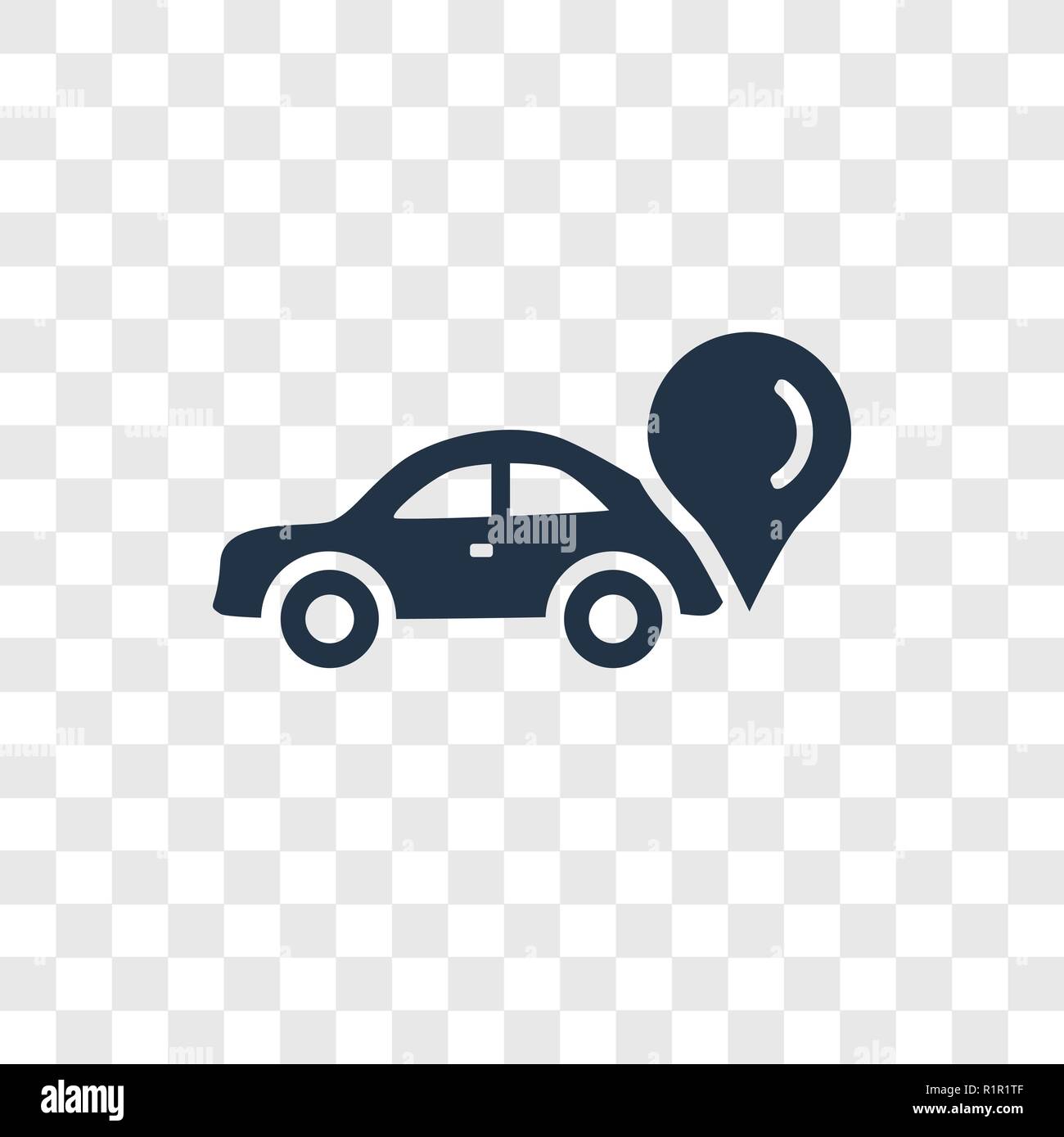 Path vector icon isolated on transparent background, Path transparency ...