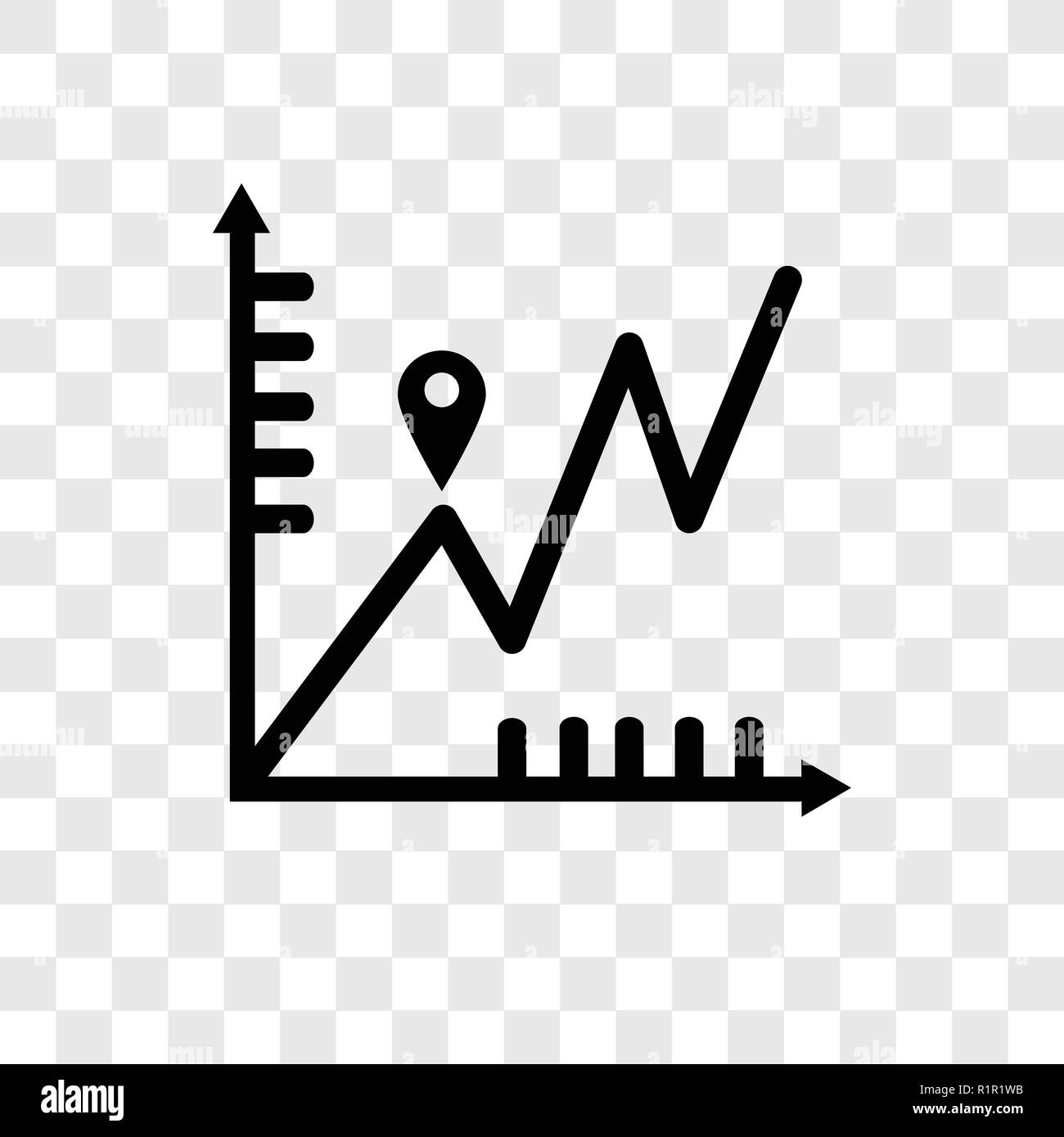 Profits vector icon isolated on transparent background, Profits ...