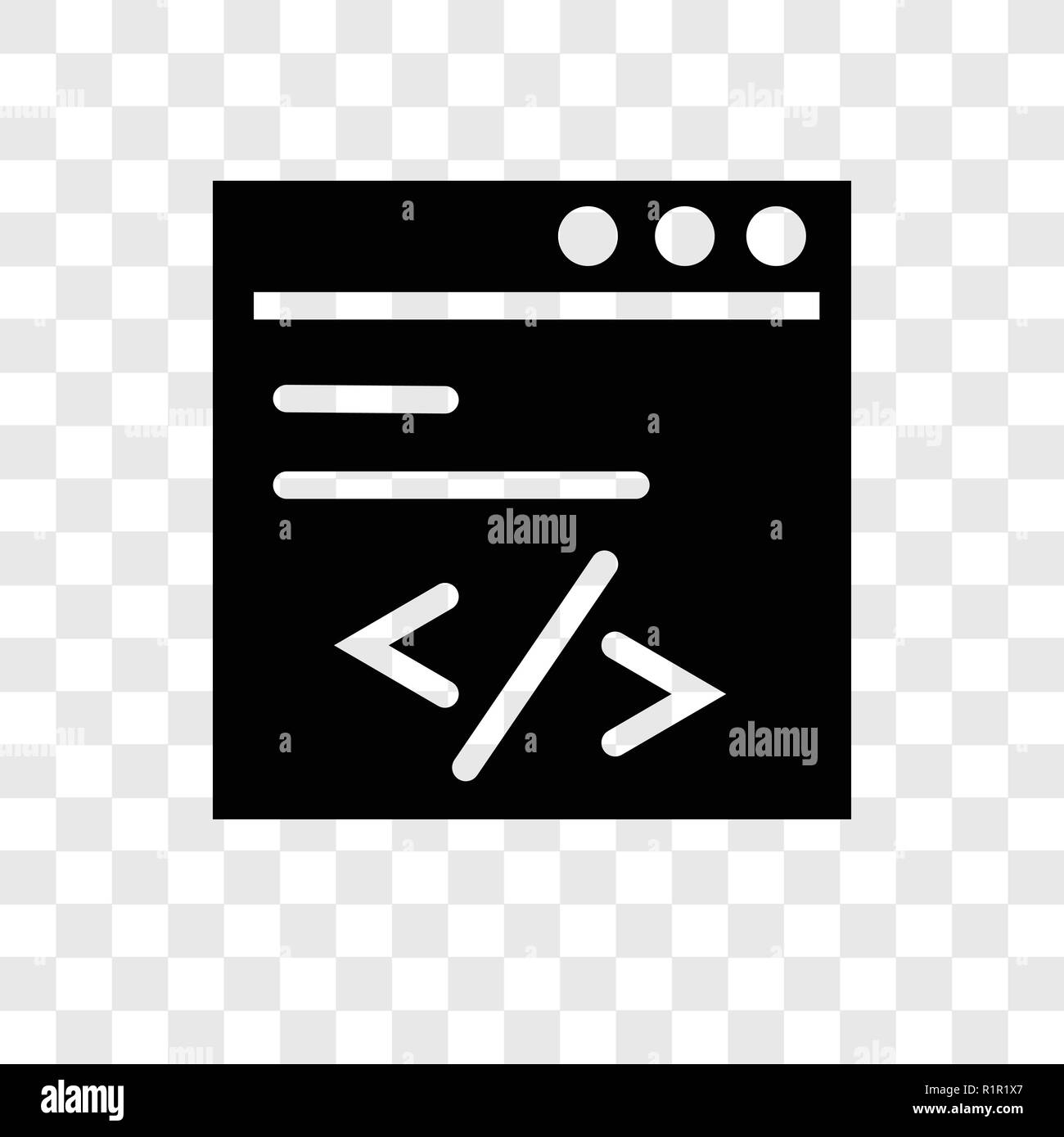 Coding vector icon isolated on transparent background, Coding ... Coding vector icon isolated on transparent background, Coding ...