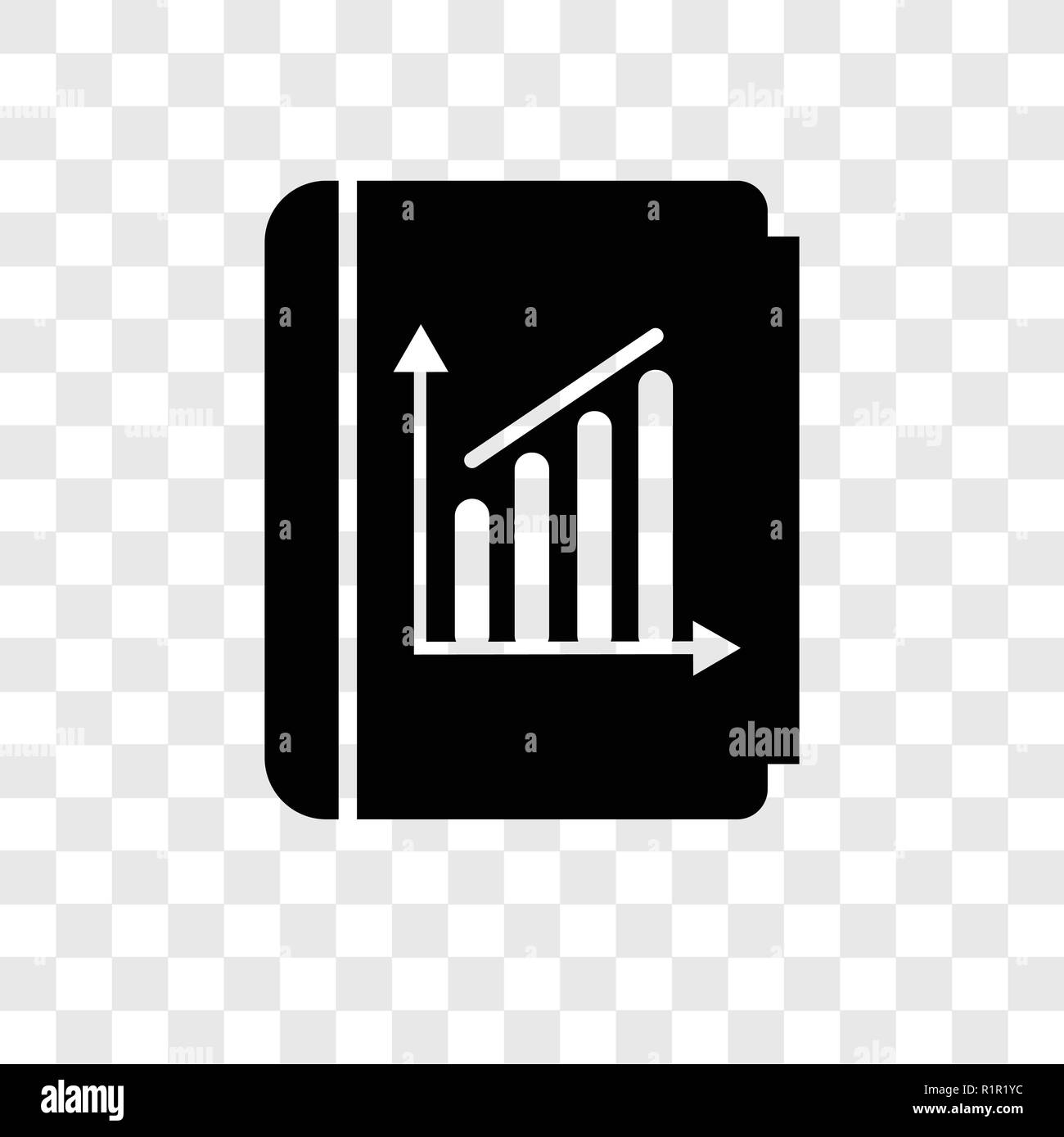 Book vector icon isolated on transparent background, Book transparency ...