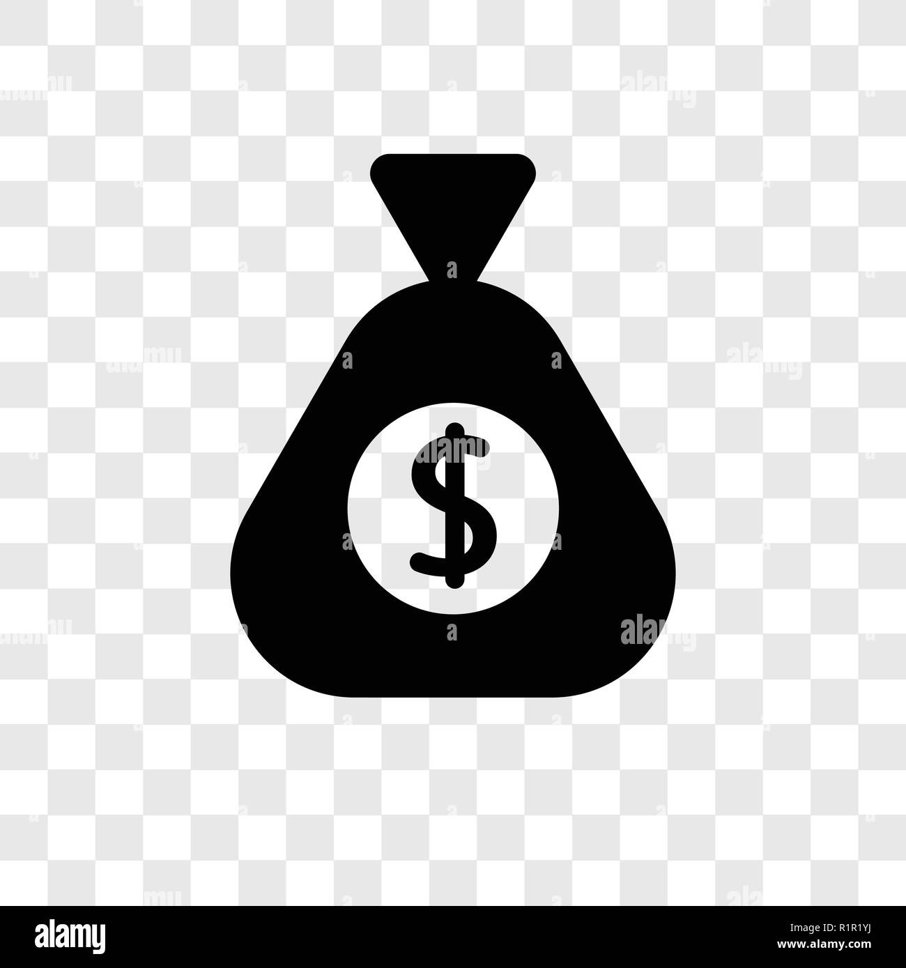 Money vector icon isolated on transparent background, Money ...