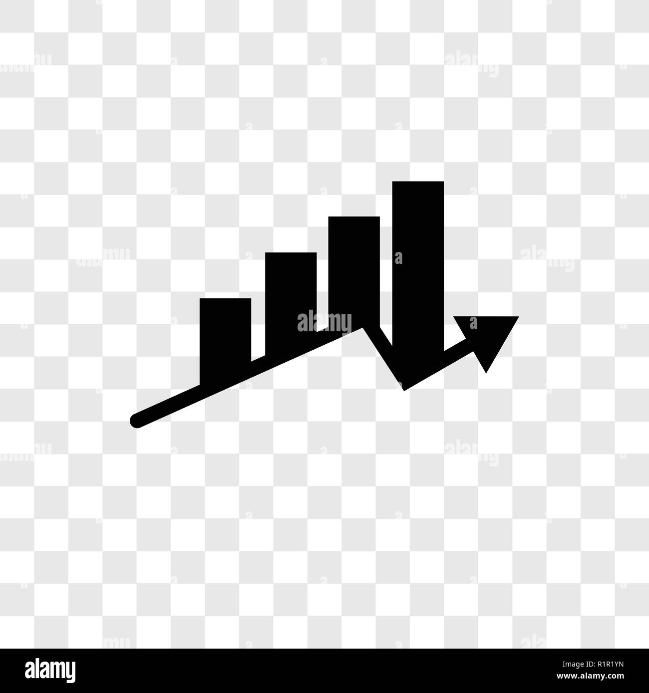 Profits vector icon isolated on transparent background, Profits ...