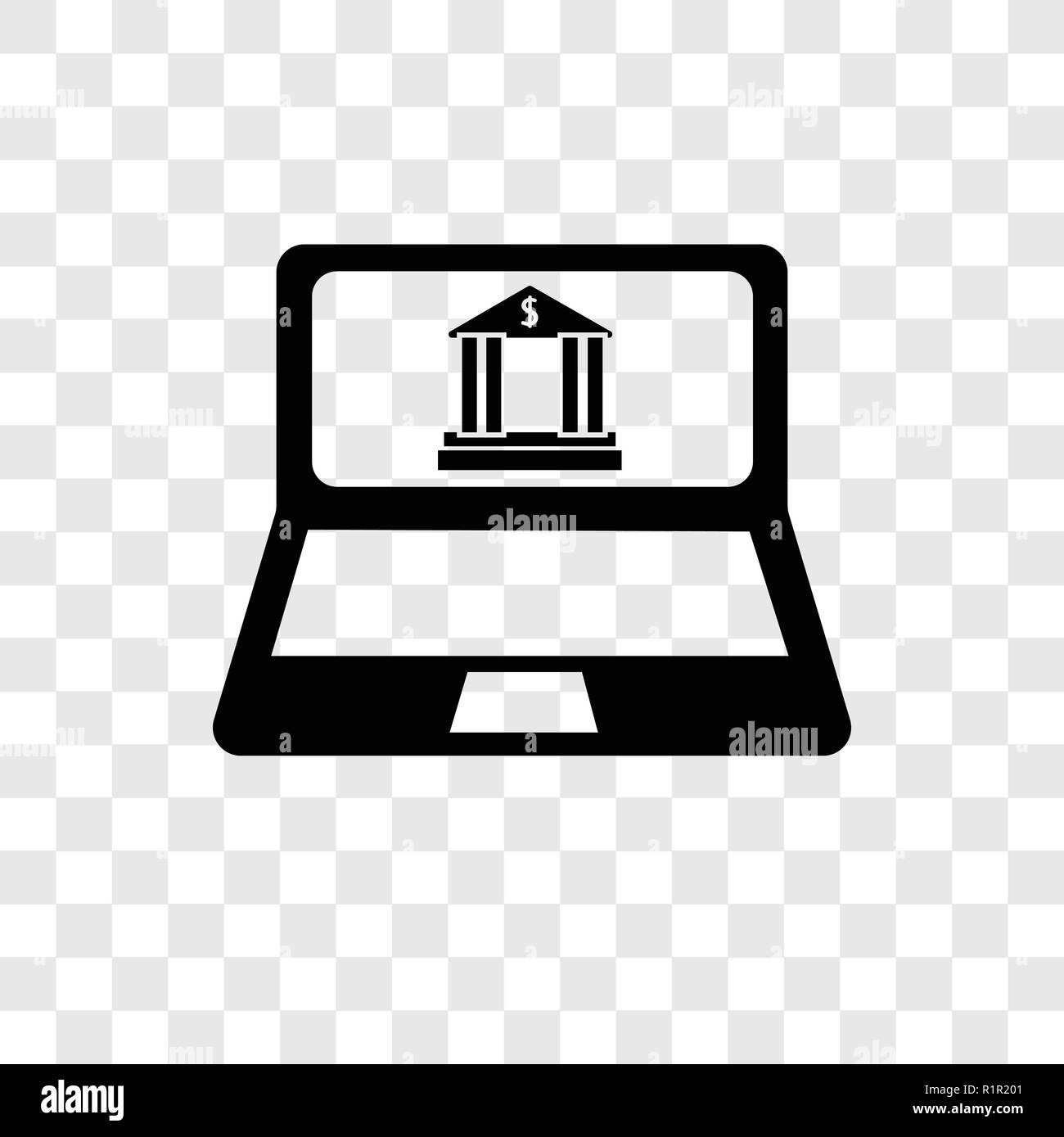 Banking vector icon isolated on transparent background, Banking ...