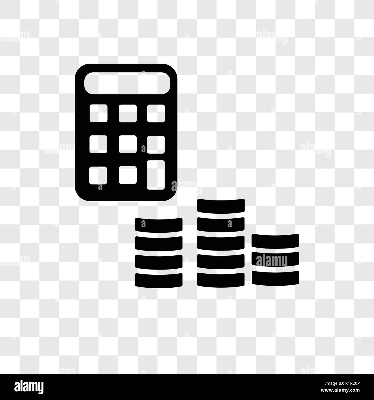 Economy vector icon isolated on transparent background, Economy ...