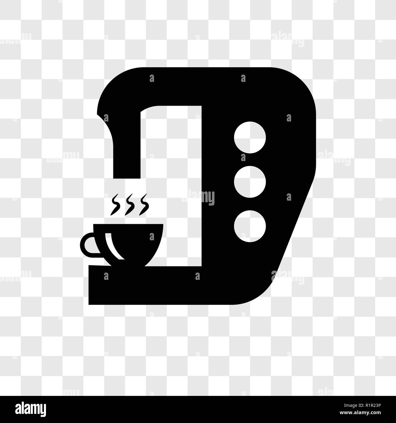 Tap vector icon isolated on transparent background, Tap transparency ...