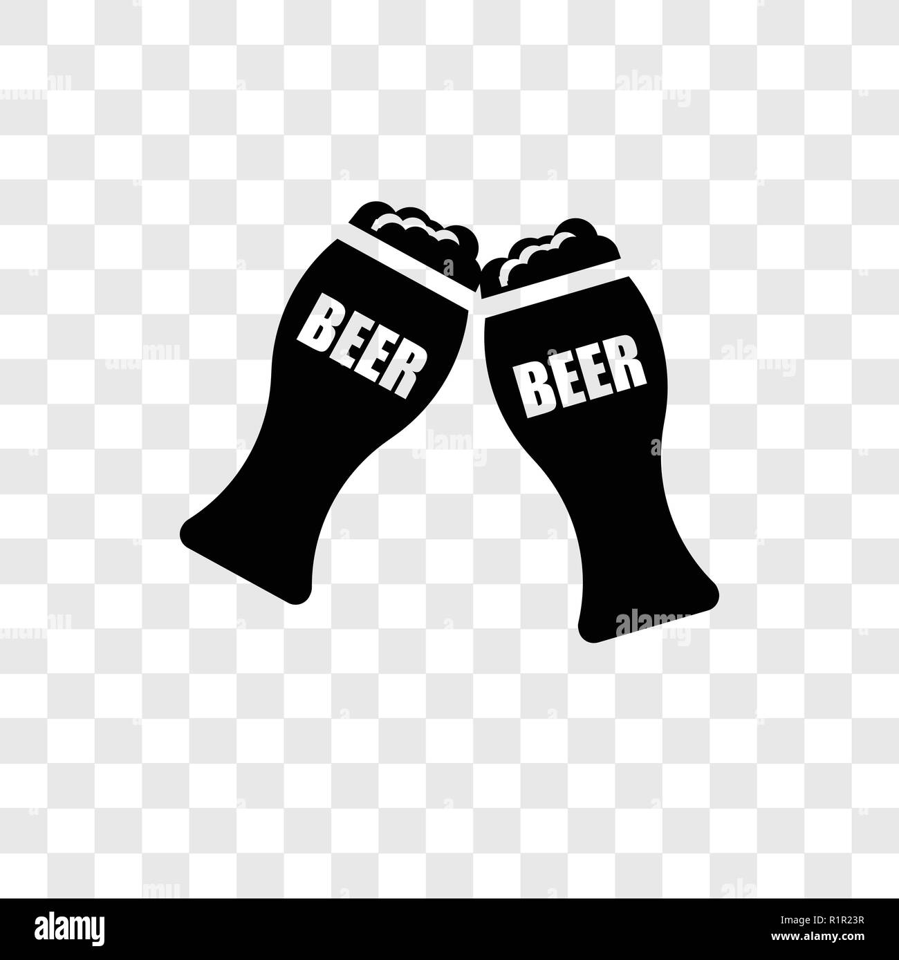 Toast vector icon isolated on transparent background, Toast ...