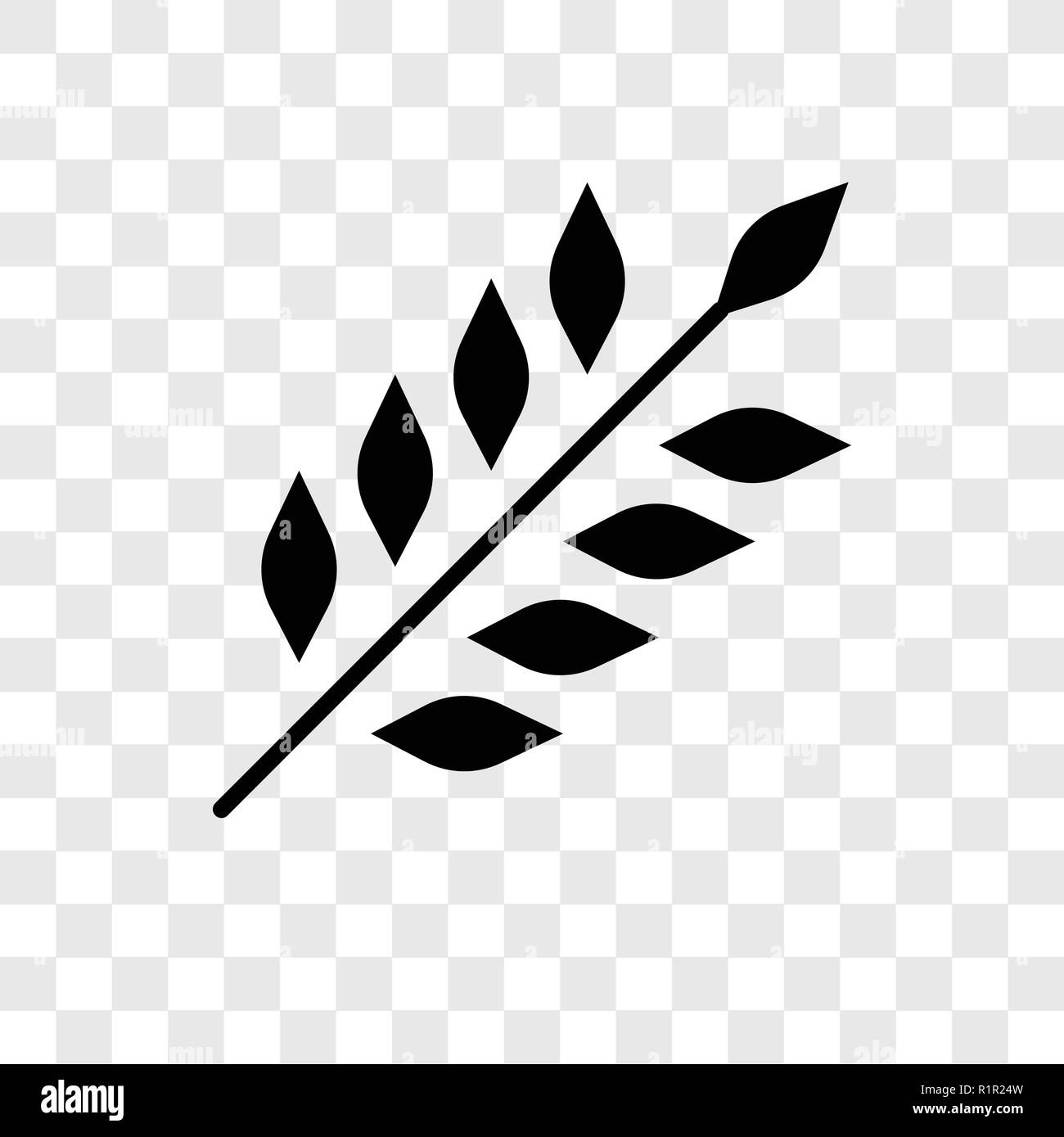 Wheat vector icon isolated on transparent background, Wheat ...