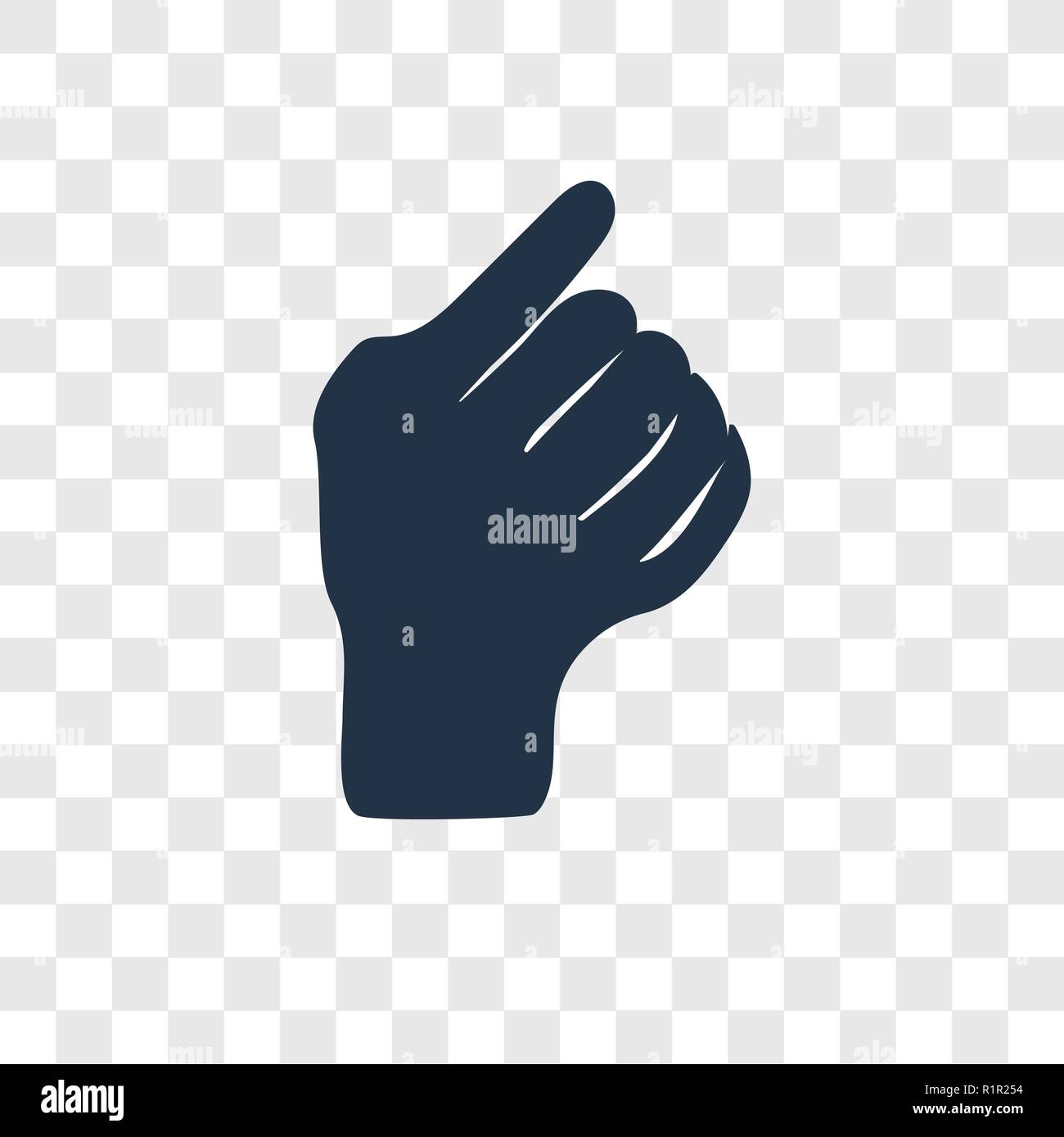 Punch vector icon isolated on transparent background, Punch ...