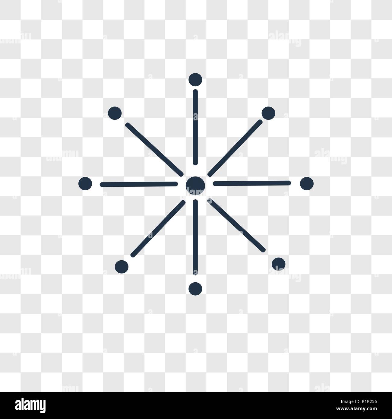 Fireworks vector icon isolated on transparent background, Fireworks ...