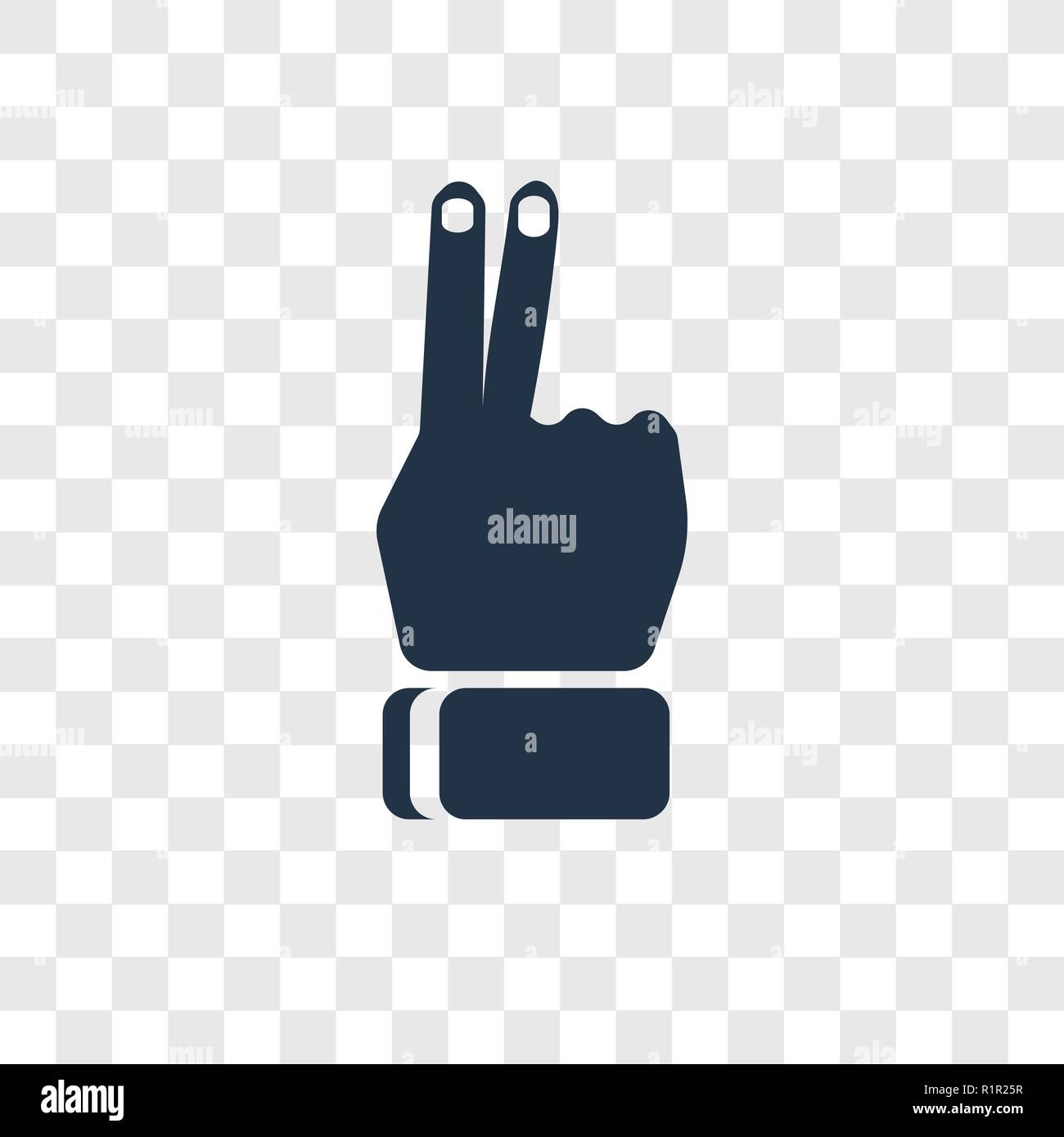 Hand vector icon isolated on transparent background, Hand transparency ...