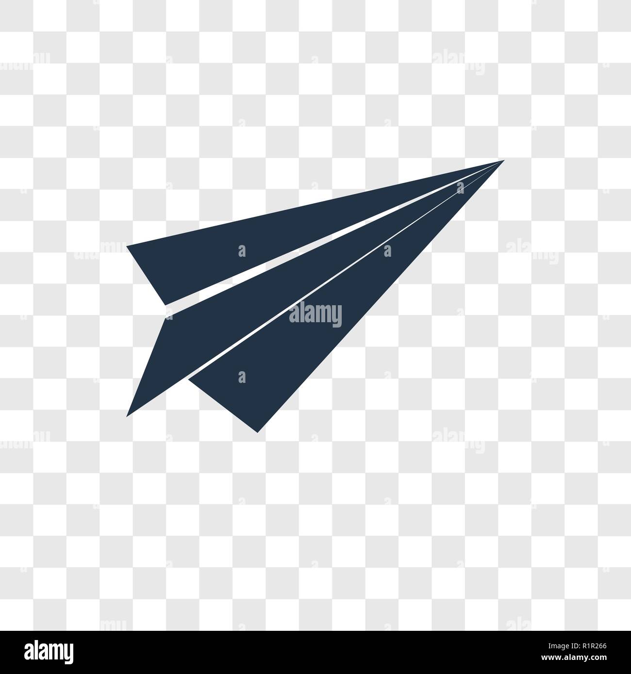 Send vector icon isolated on transparent background, Send transparency ...